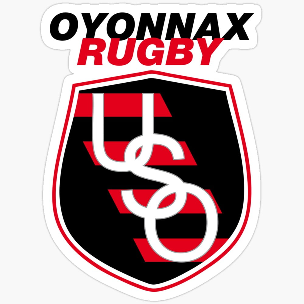 Oyonnax Rugby Sticker Phone Decal Water Bottle Stickers Car Decals ...