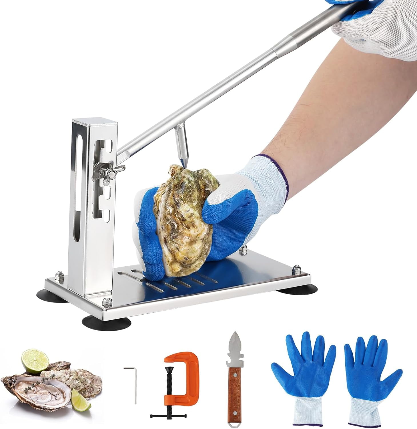 Oyster Clam Opener Machine Adjustable Oyster Shucker Machine 4-Level ...