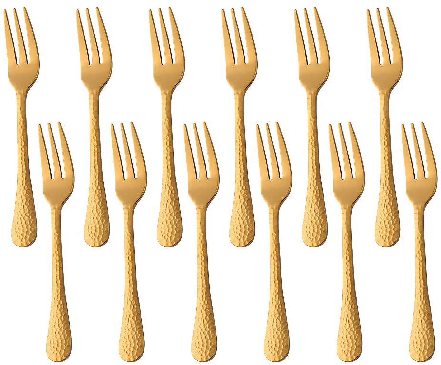 Oyster Fork 12 Pieces Small Tea Fruit Forks, BUY&USE 5.3-Inch Stainless ...