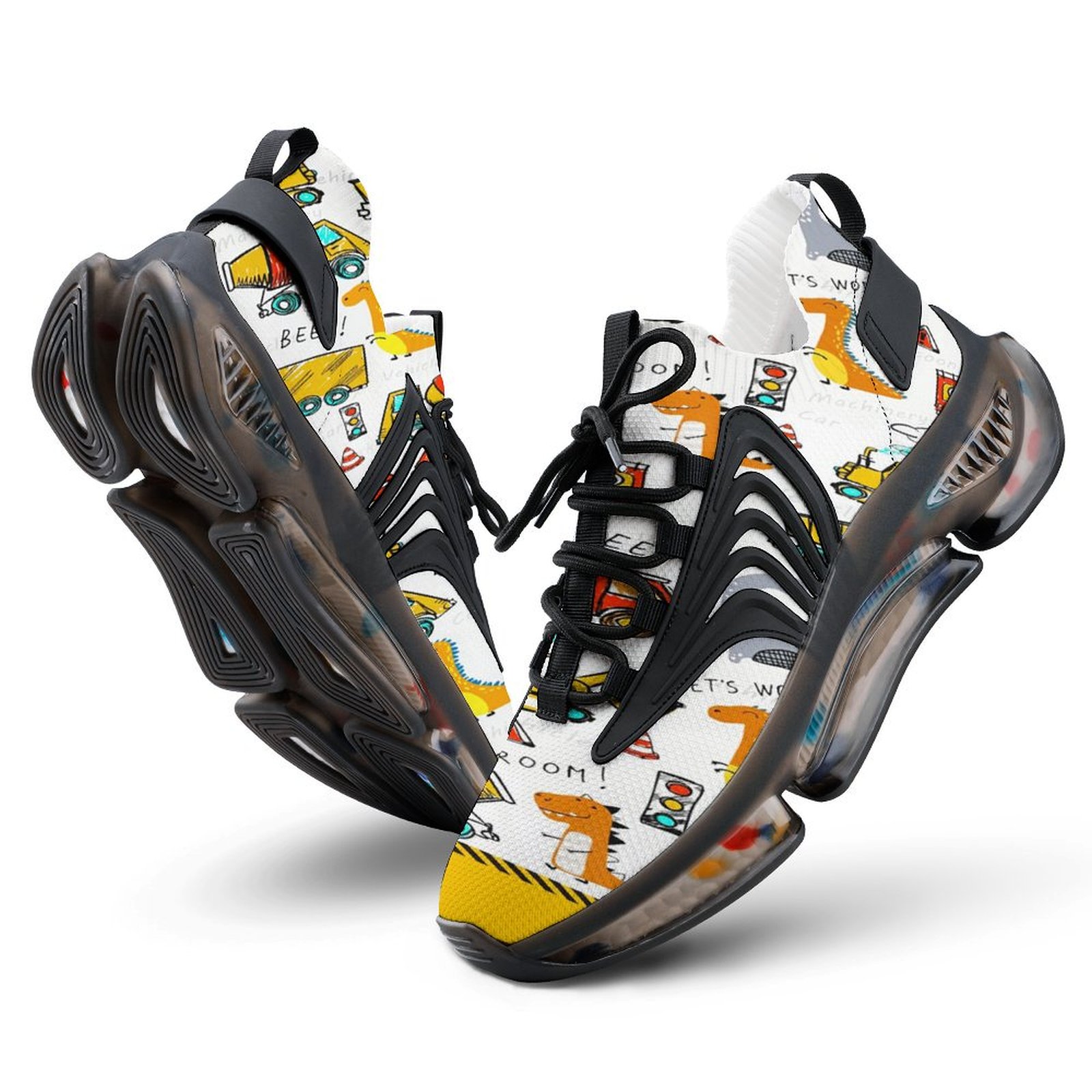 Oyster Seafood Feast in Charcoal Walking Shoes for Men Woman ...