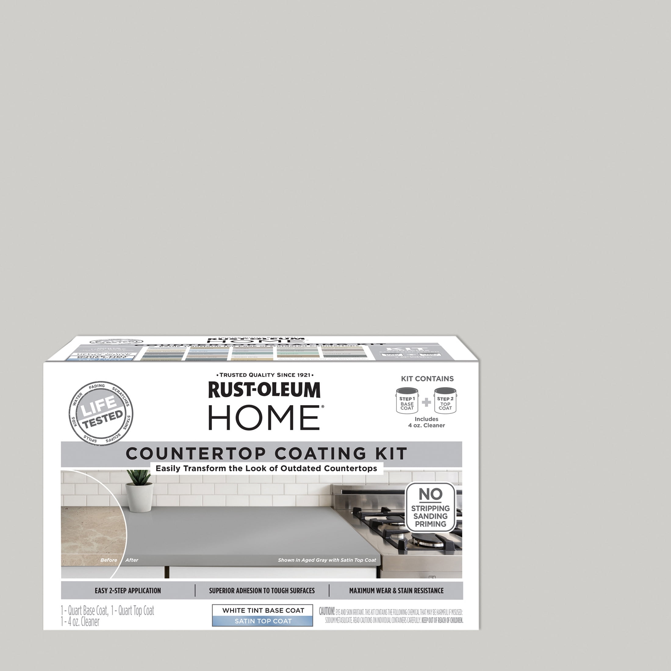 Oyster Shell, Rust-Oleum HOME Countertop Satin Coating Kit-38496212T ...