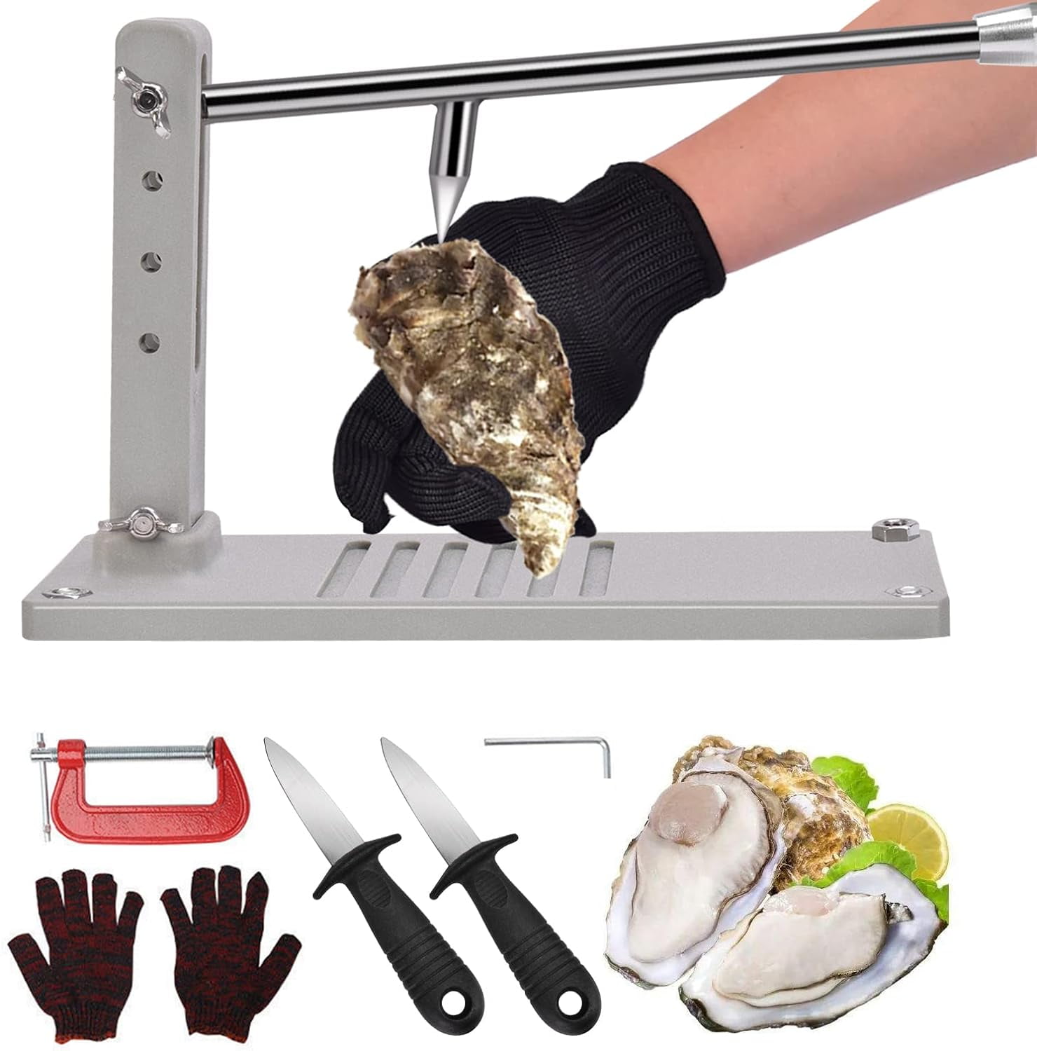 Oyster Shucker Machine Oyster Shucker Tool Set, Oyster Shucking Knife ...