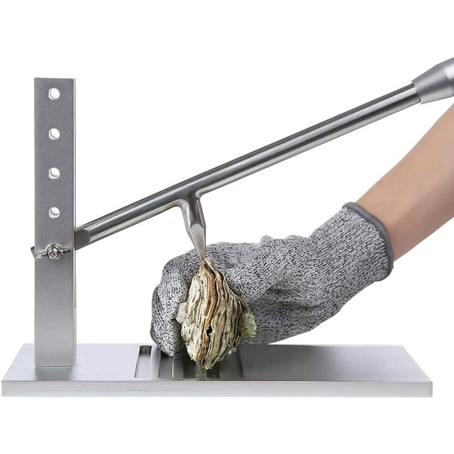 Oyster Shucker Stainless Steel Heavy Duty Oyster Clam Opener Tool ...