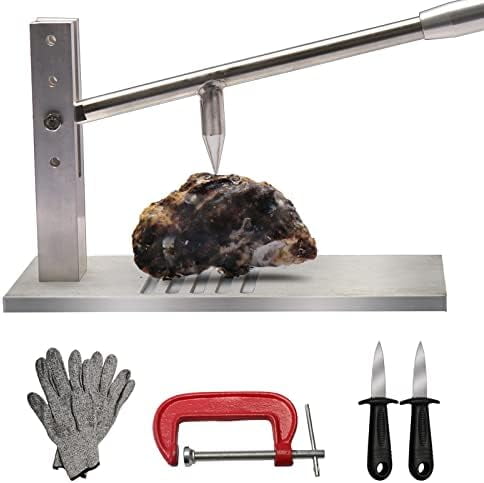 Oyster Shucker Tool Set - Adjustable Oyster Clam Opener Machine with ...