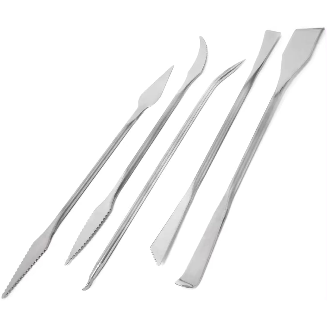 Oytra Clay Sculpting Tools Set of 5 Stainless Steel Art and Craft Tool ...