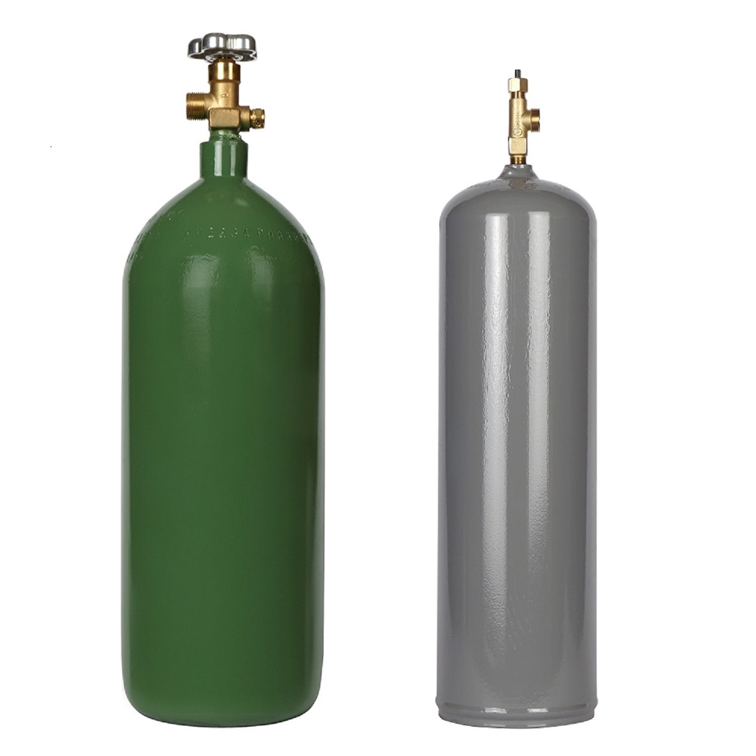 Oyx-Acetylene Welding Cylinder Set - 40 cu ft. Acetylene and Oxygen ...