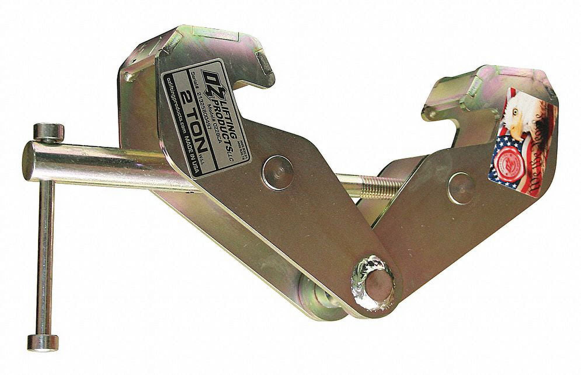 Oz Lifting Products Beam Flange Clamp,Steel,4,000 lb OZ2BCA - Walmart.com