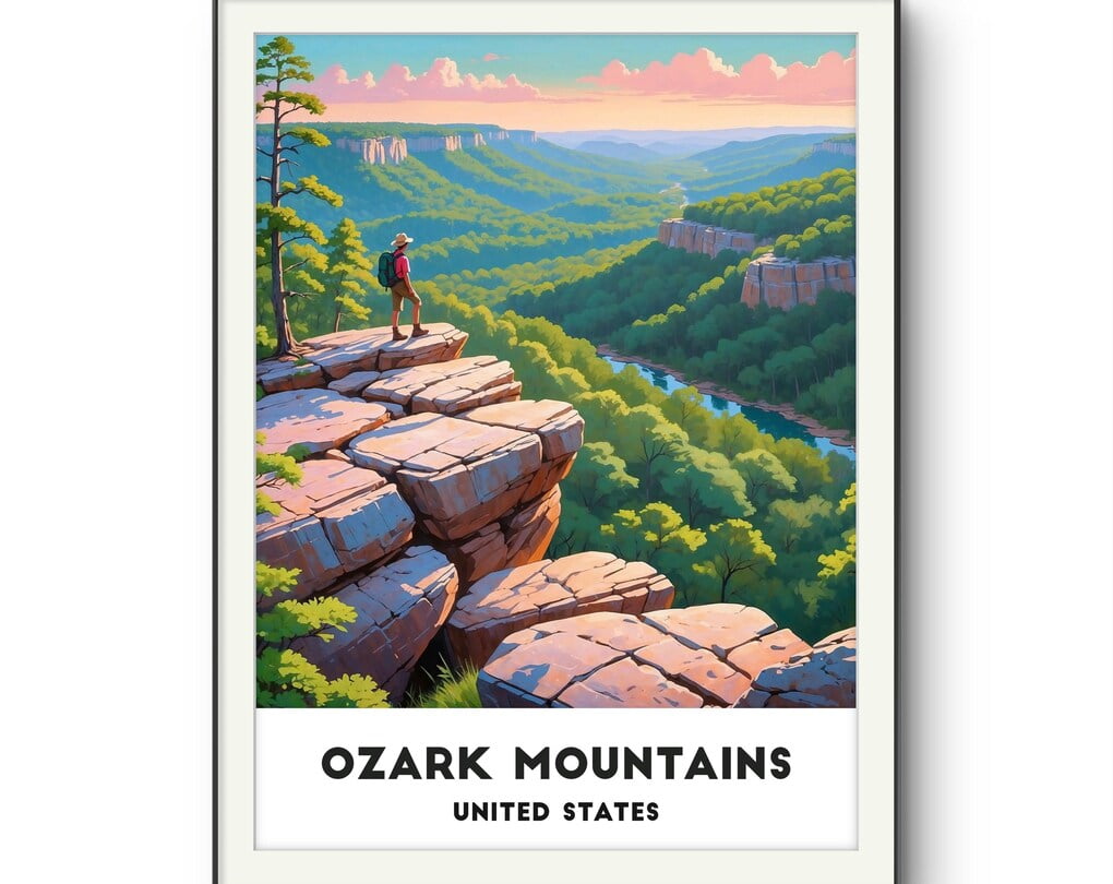 Ozark Mountains United States Poster – Stunning Nature-Inspired Art For ...