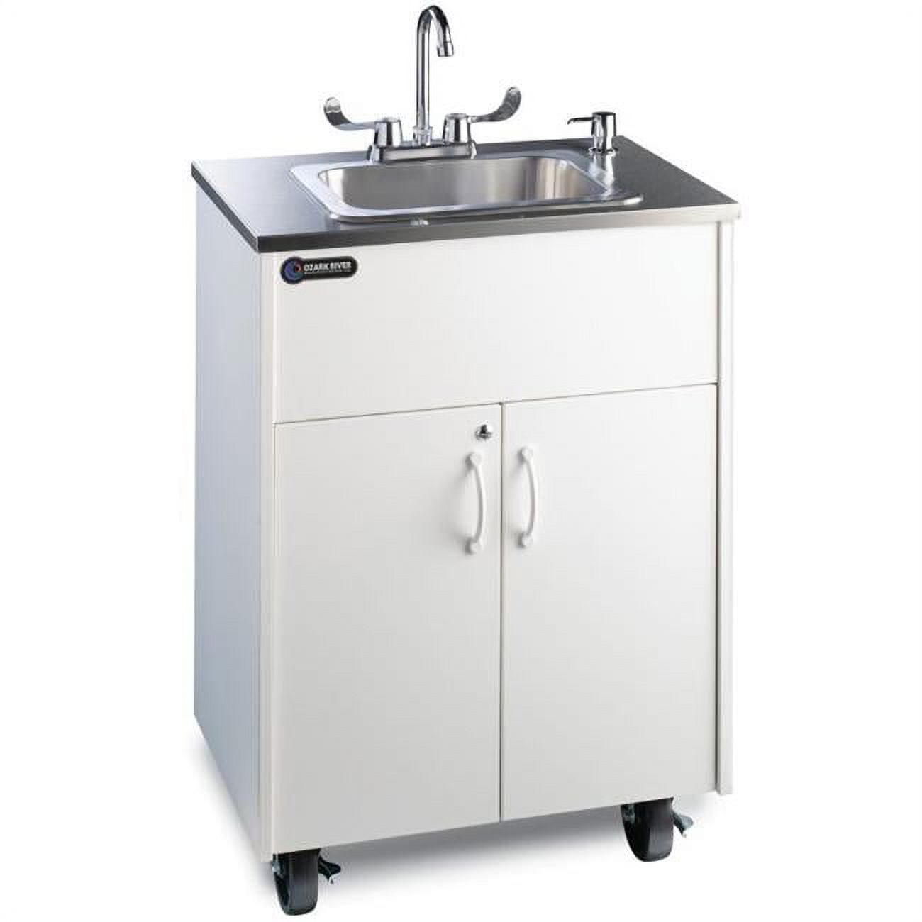 Ozark River Manufacturing Premier Series Single Deep Stainless & White ...