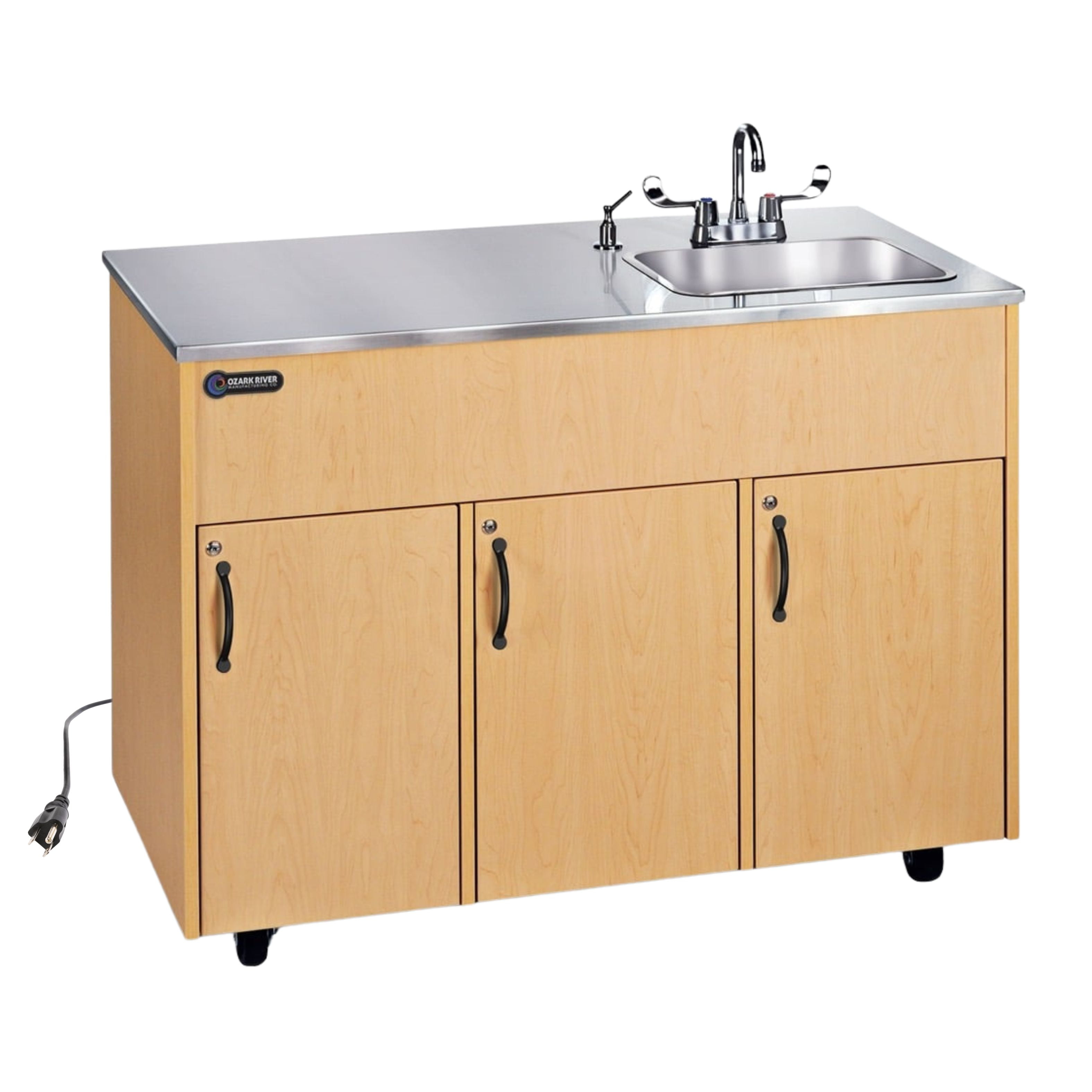 Ozark River Portable Sinks, Advantage S1D, Maple Laminate Cabinet ...