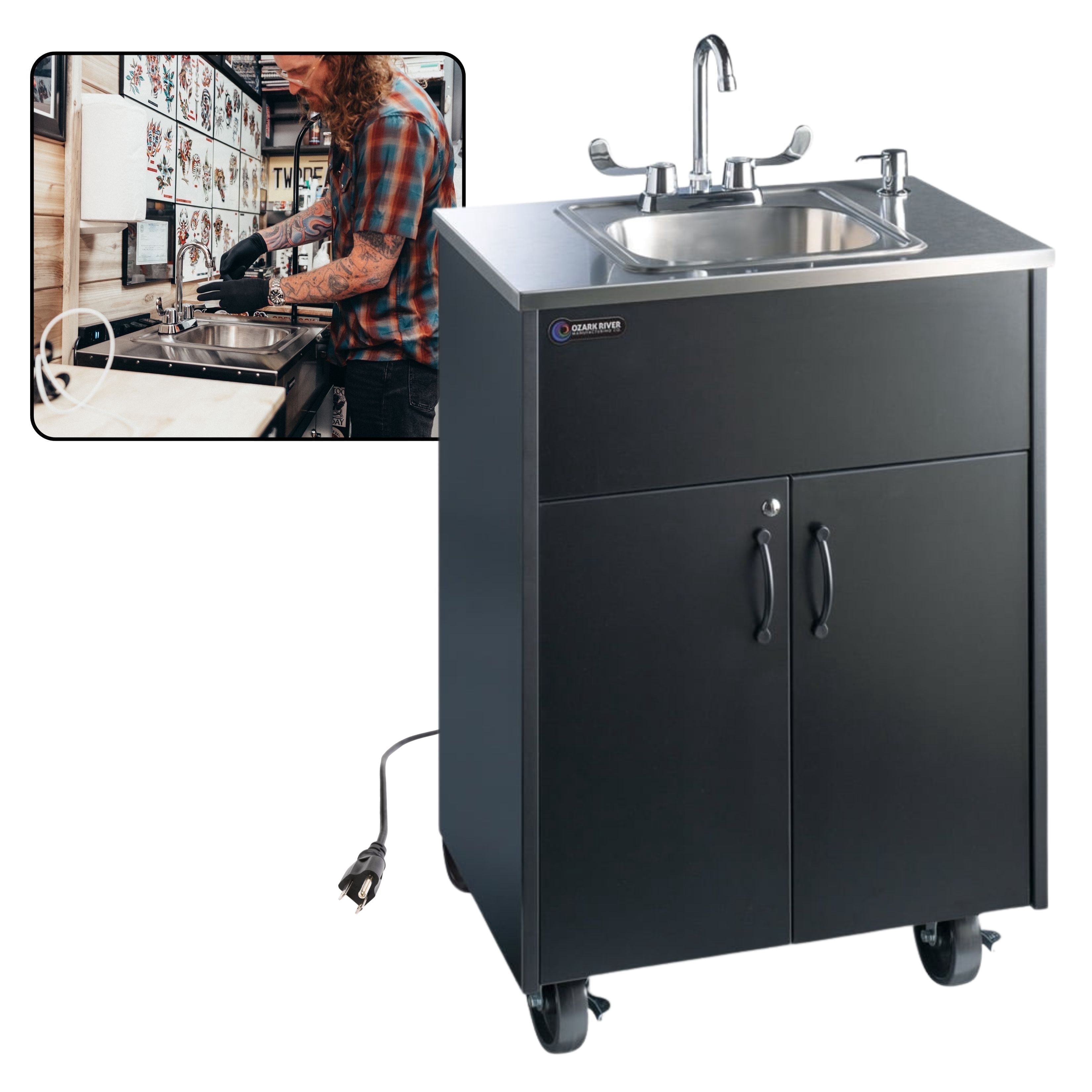 Ozark River Premier Series Portable Hand Washing Station with Hot Water ...