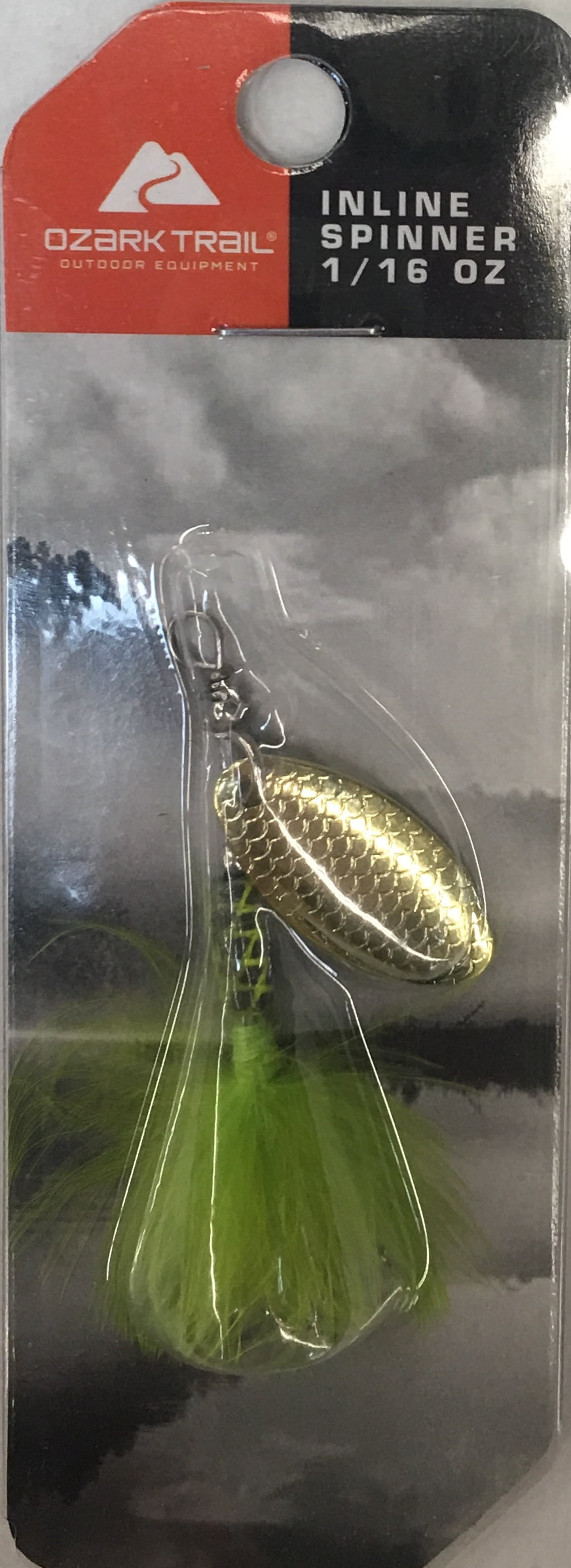 Ozark Trail 1/16 oz Chartreuse Inline Spinner - Walmart.com