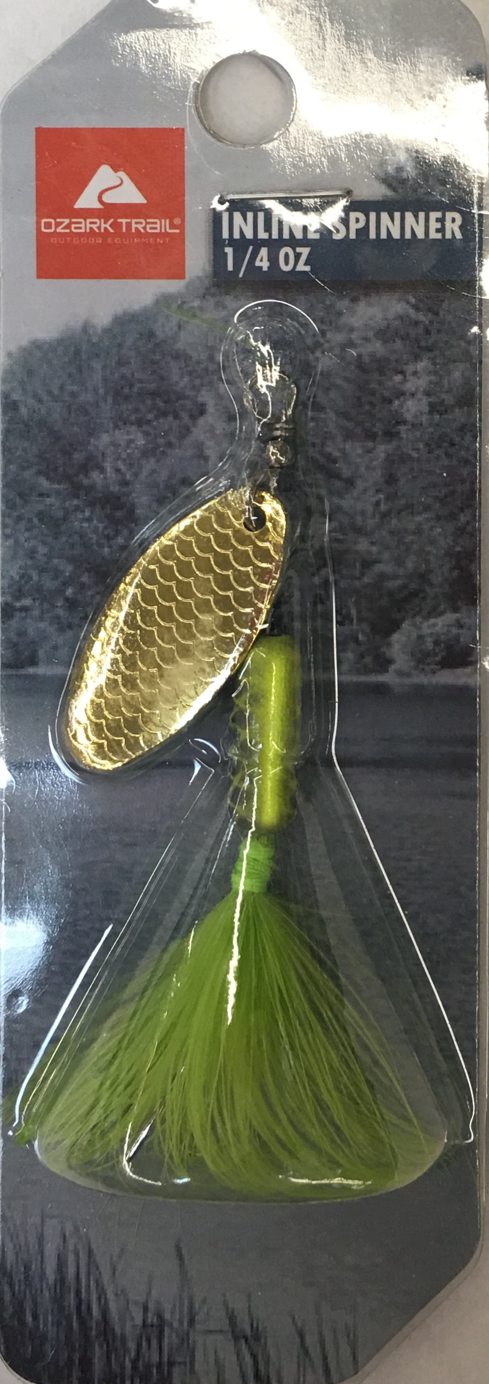 Ozark Trail 1/4 oz Chartreuse Inline Spinner - Walmart.com