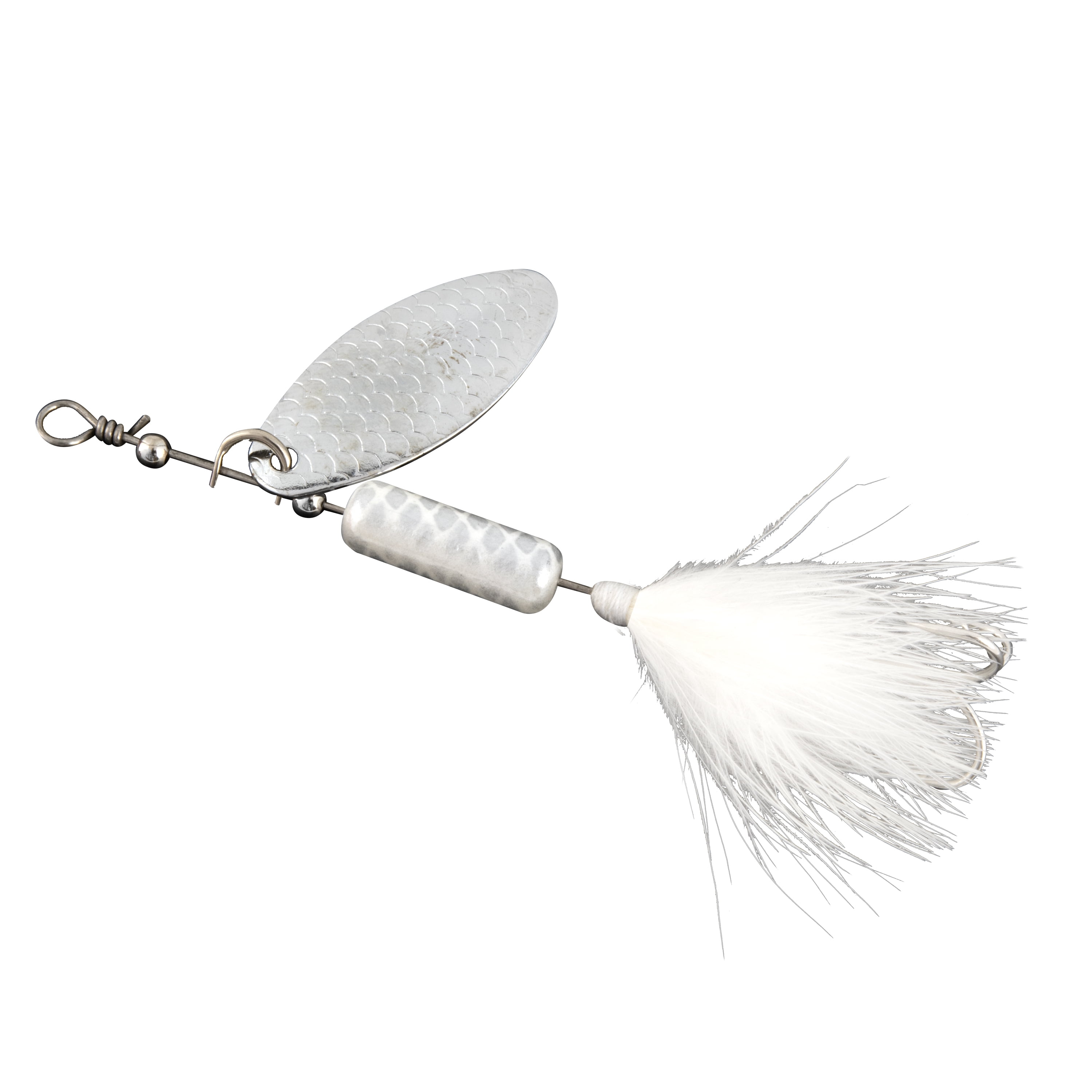 Ozark Trail White Inline Spinner 1/8 oz Compact Light Water Fishing ...