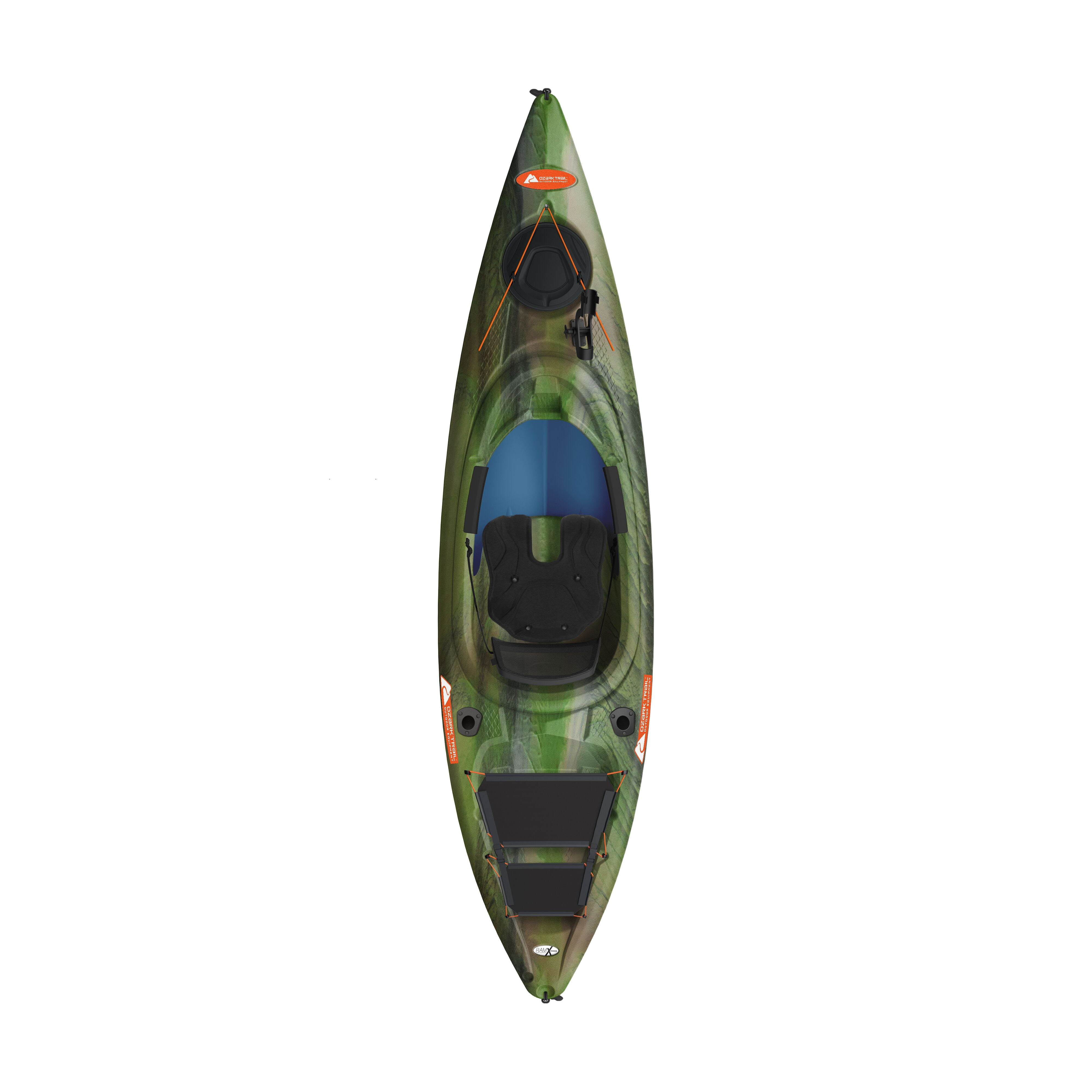 Free Shipping! Ozark Trail 10 Foot Sit Inside Angler Kayak Olive Camo ...