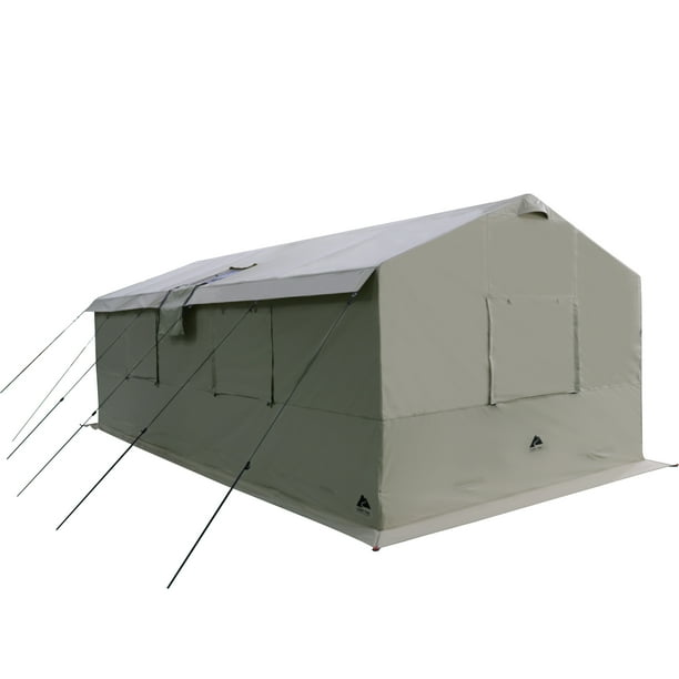 Ozark Trail 10-Person 20x10 Outdoor Wall Tent with Stove Jack, 1 Room ...