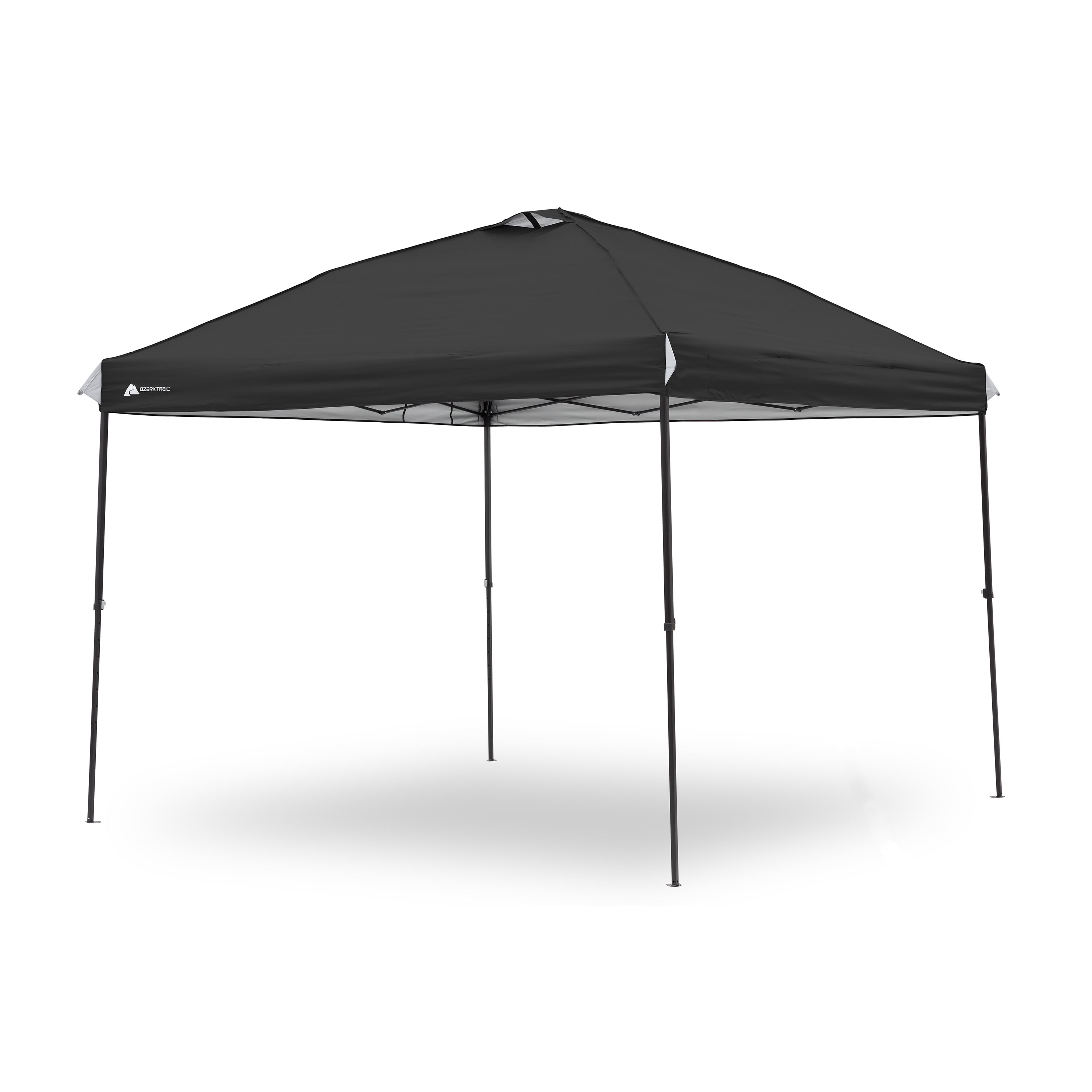 Ozark Trail 10x10 Instant Pop Up Canopy Tent with Simple Push Setup ...