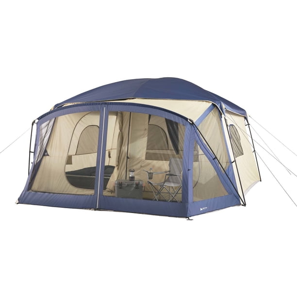 Ozark Trail 12-Person Cabin Tent, with Screen Porch - Walmart Business ...