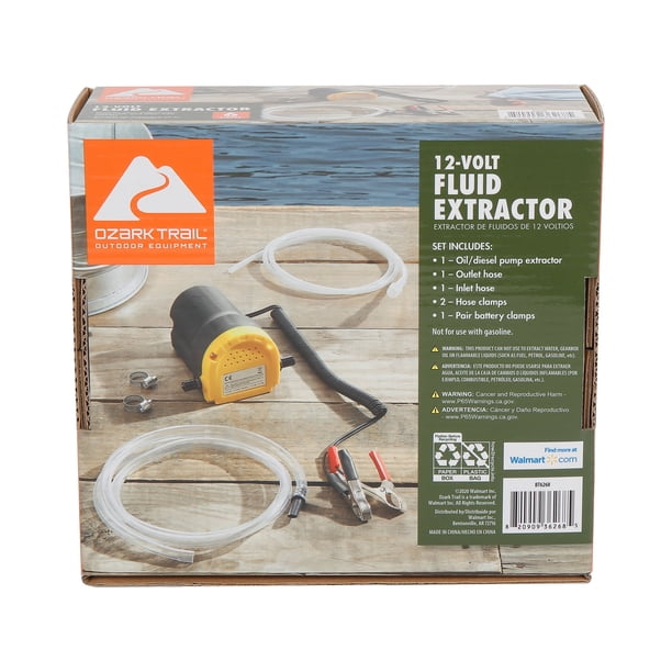 Ozark Trail 12 Volt Fluid Extractor, Model BT6268 - Walmart Business ...