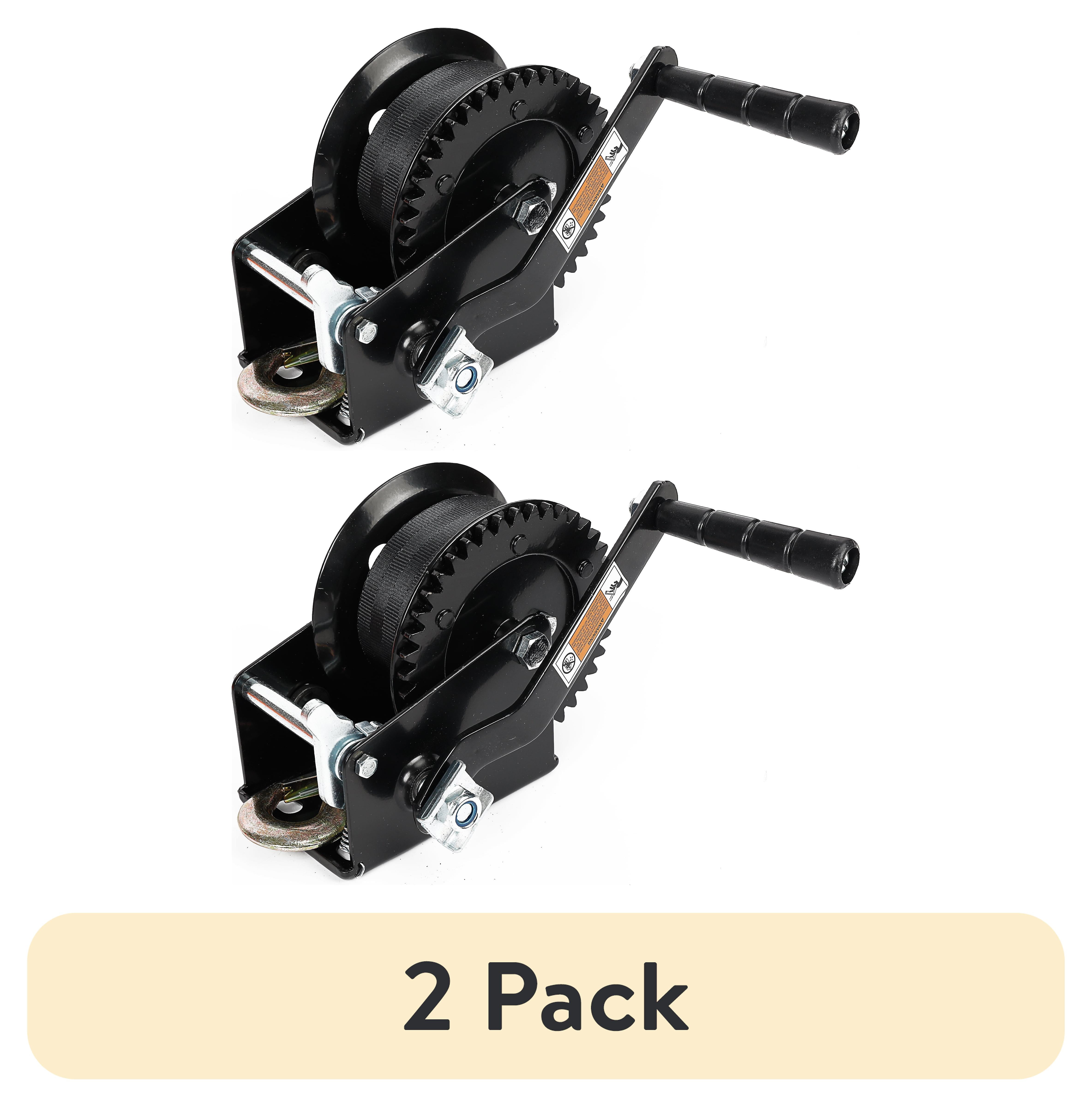 (2 pack) Ozark Trail 1200 lb Trailer Winch with 20-Foot Strap, Boat ...