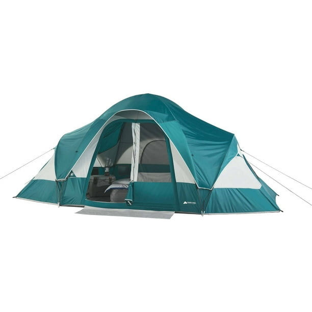 Ozark Trail 16 ft. x 8 ft. 8-Person Family Tent, with Mud Mat - Walmart.com