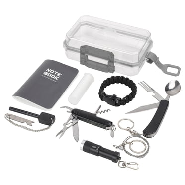Ozark Trail 12 Pack Camping Tool Set with Flashlight, Machete, Knife ...