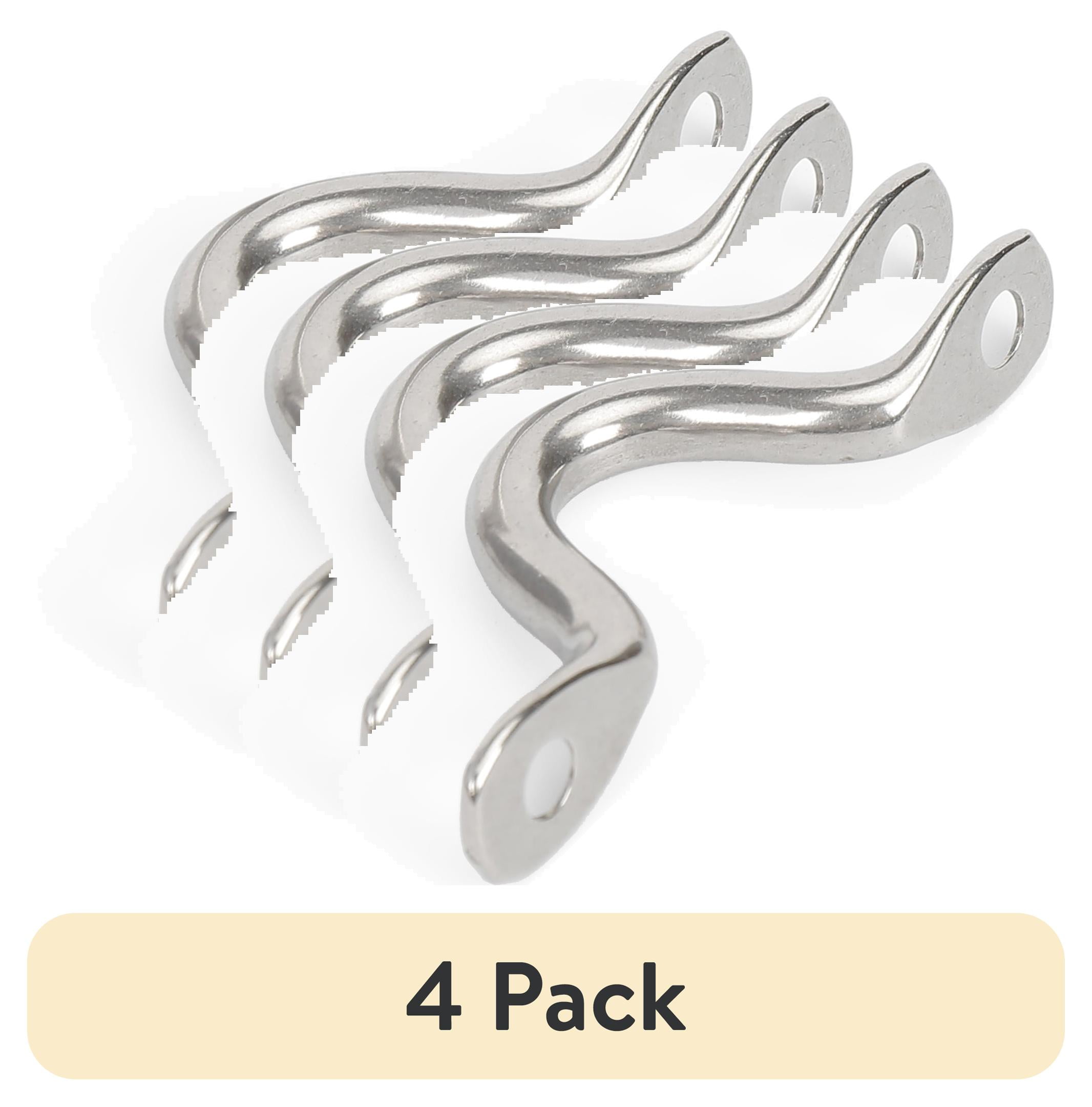 (4 pack) Ozark Trail 2-Inch Stainless Steel Eye Straps for Marine, 2 ...