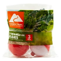 Eagle Claw Snap-On Round Floats Assorted Sizes-1"-1-3/4" - Walmart.com