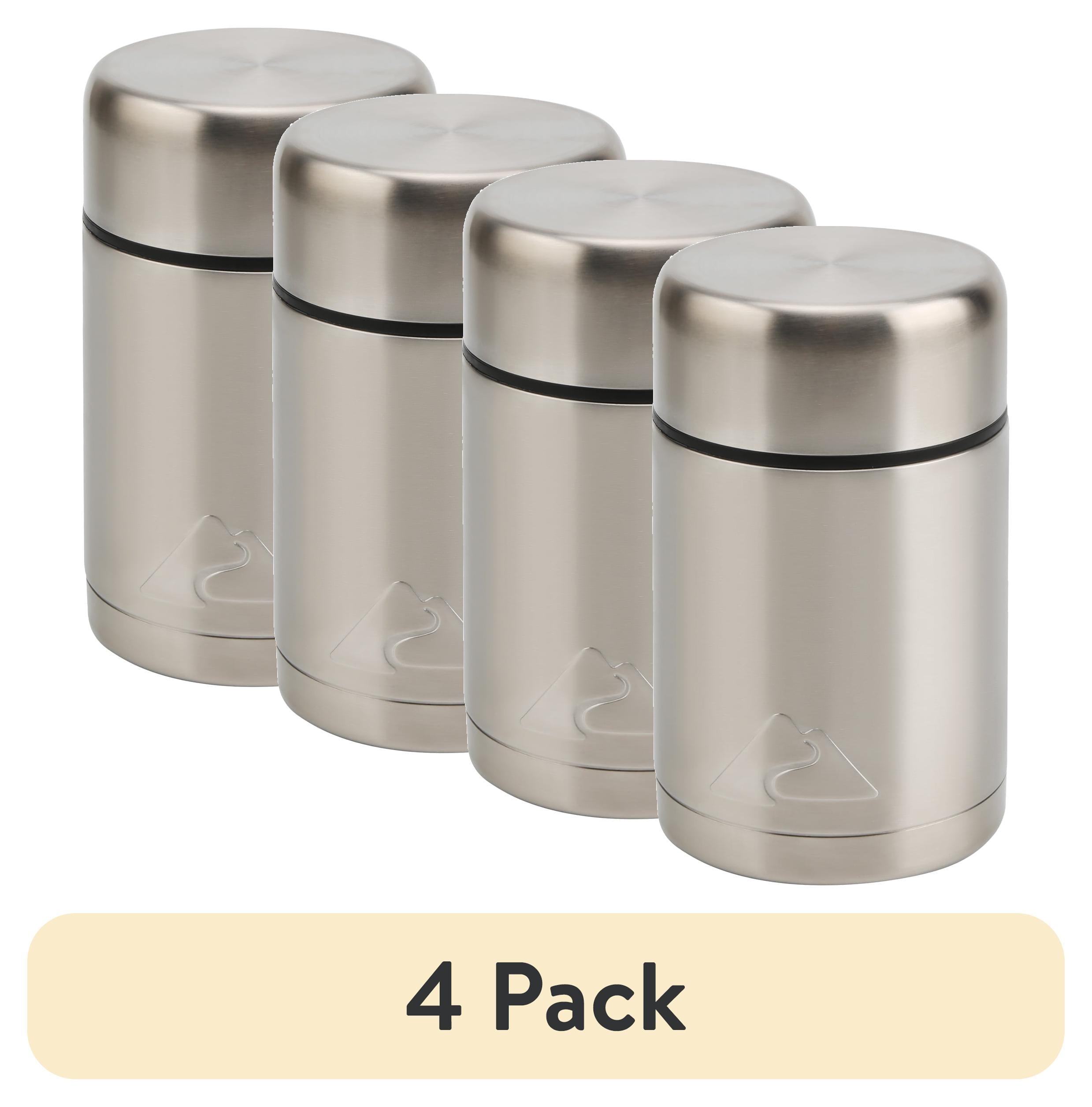 (4 pack) Ozark Trail 22 oz Double-Wall Vacuum-Insulated Stainless Steel ...