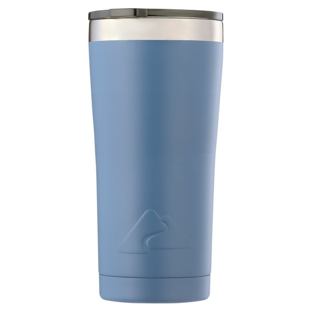 Ozark Trail 22 oz Insulated Stainless-Steel Tumbler, Blue Indigo ...