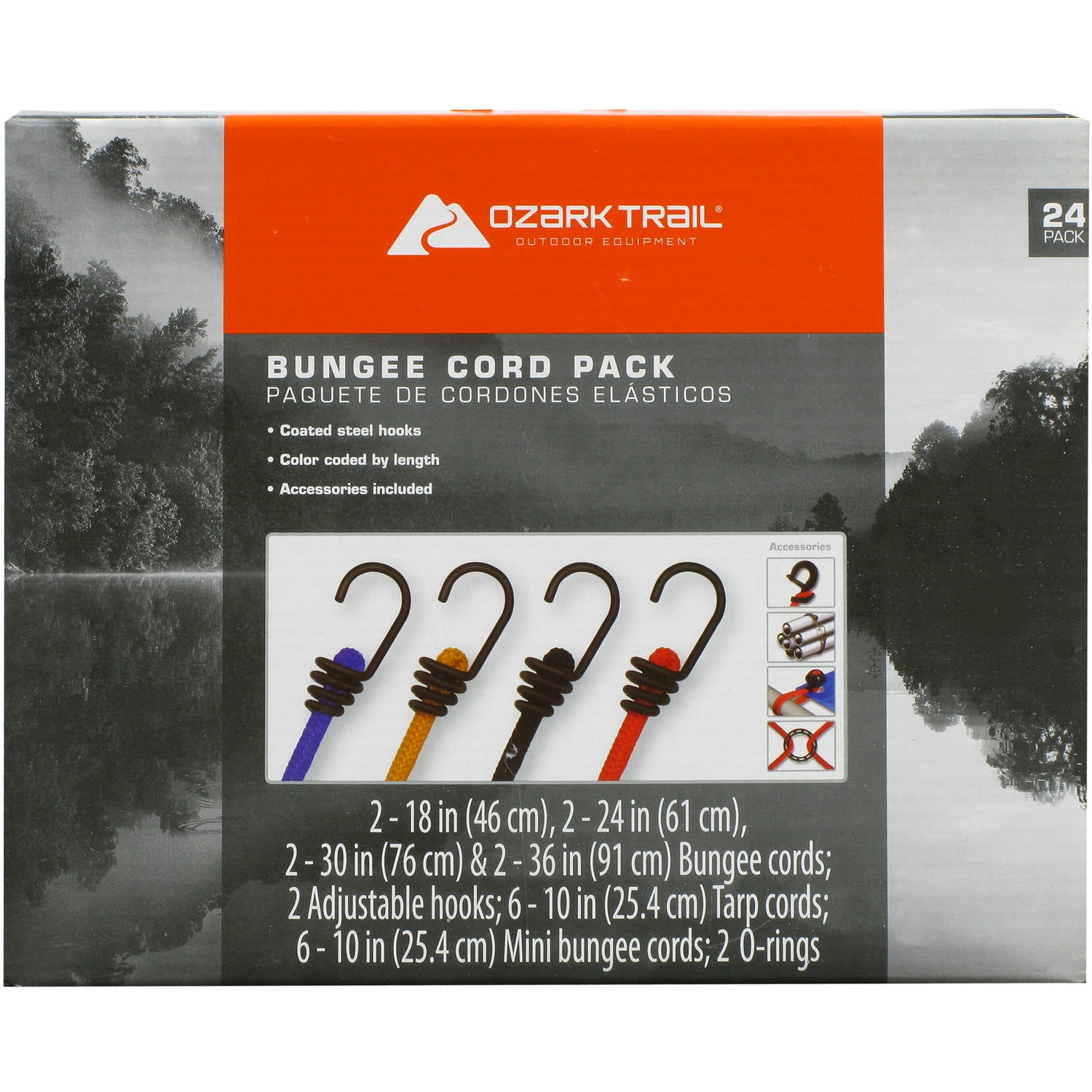 Ozark Trail 24-Piece Bungee Pack - Walmart.com