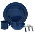 Ozark Trail 24-Piece Dinnerware Set, Blue - Walmart.com