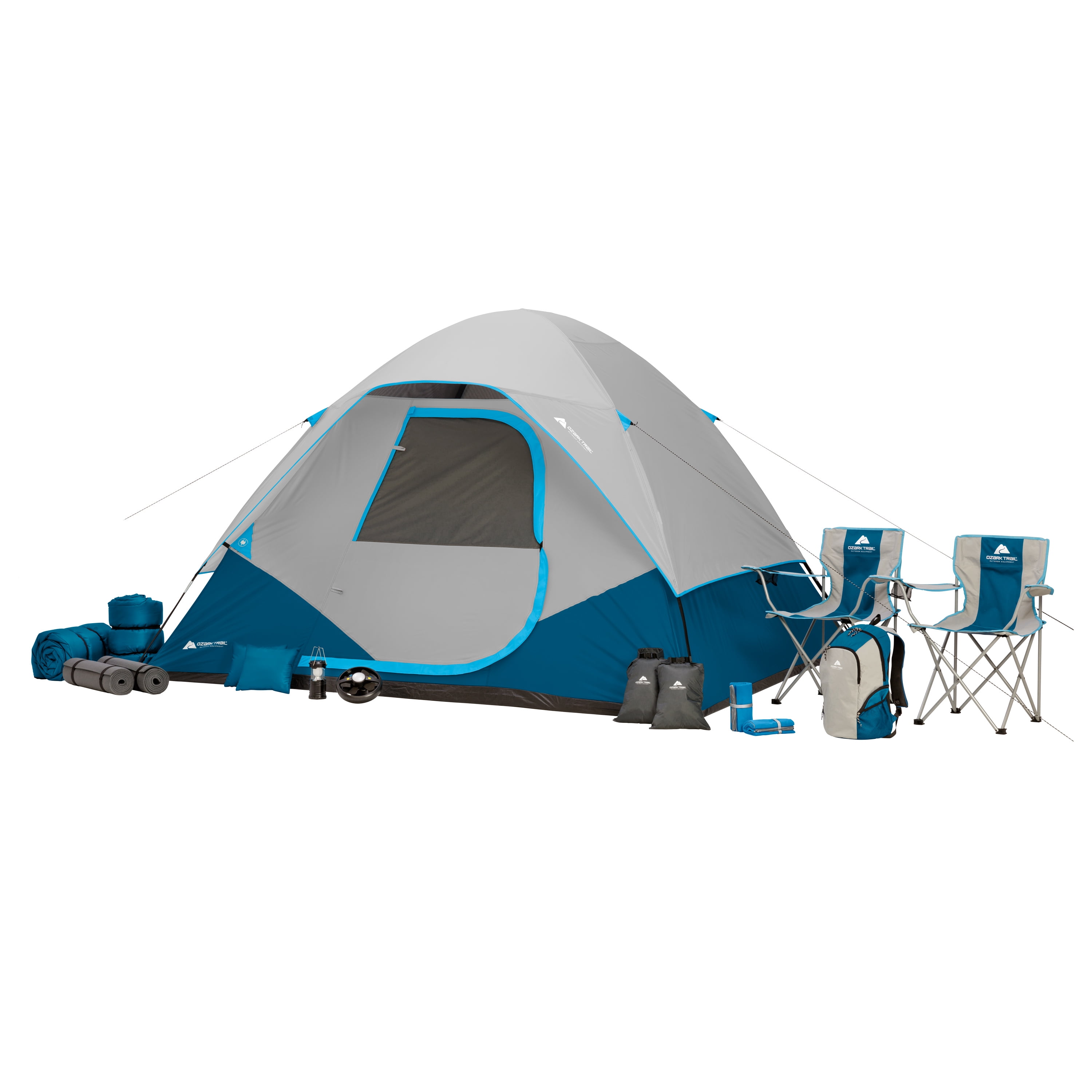 Ozark Trail 6-Person Camping Tent Combo - Walmart.com