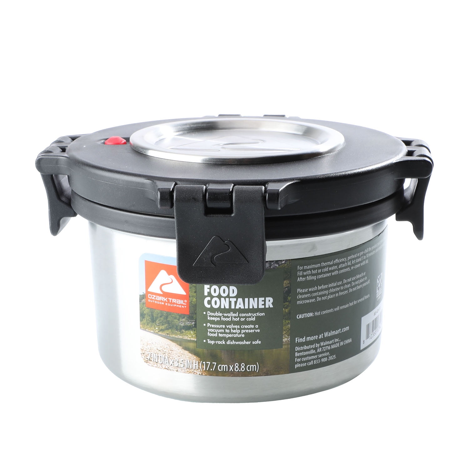 Ozark Trail 28oz Insulated Stainless Steel Food Container Vacuum ...