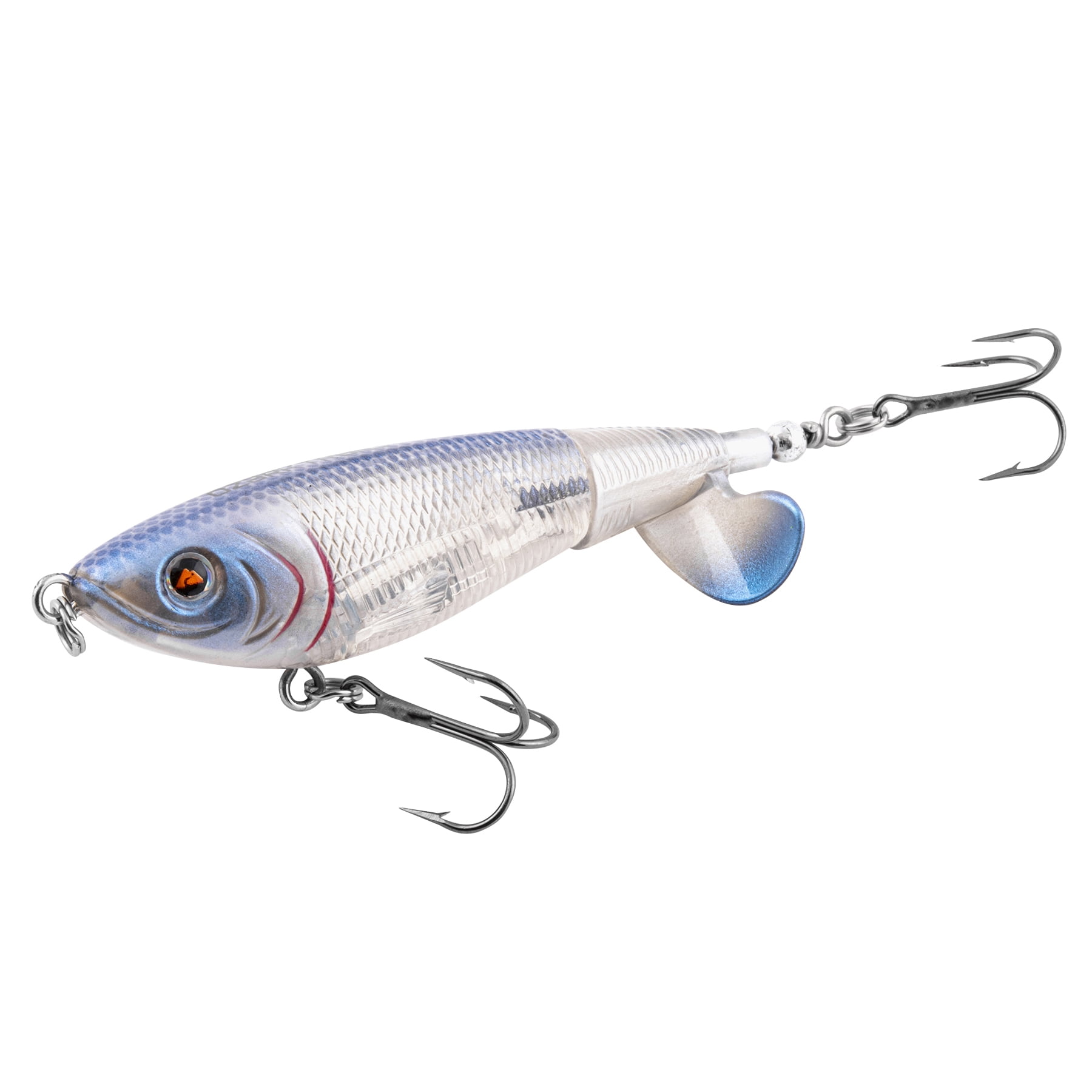 Ozark Trail 3.5" Top Water Prop Bait Ghost - Walmart.com