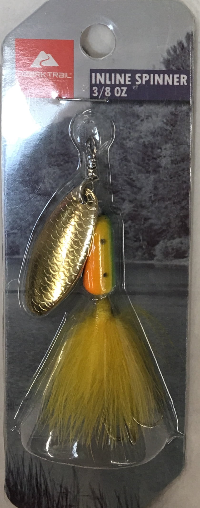 Ozark Trail 3/8 oz Fire Tiger Inline Spinner - Walmart.com