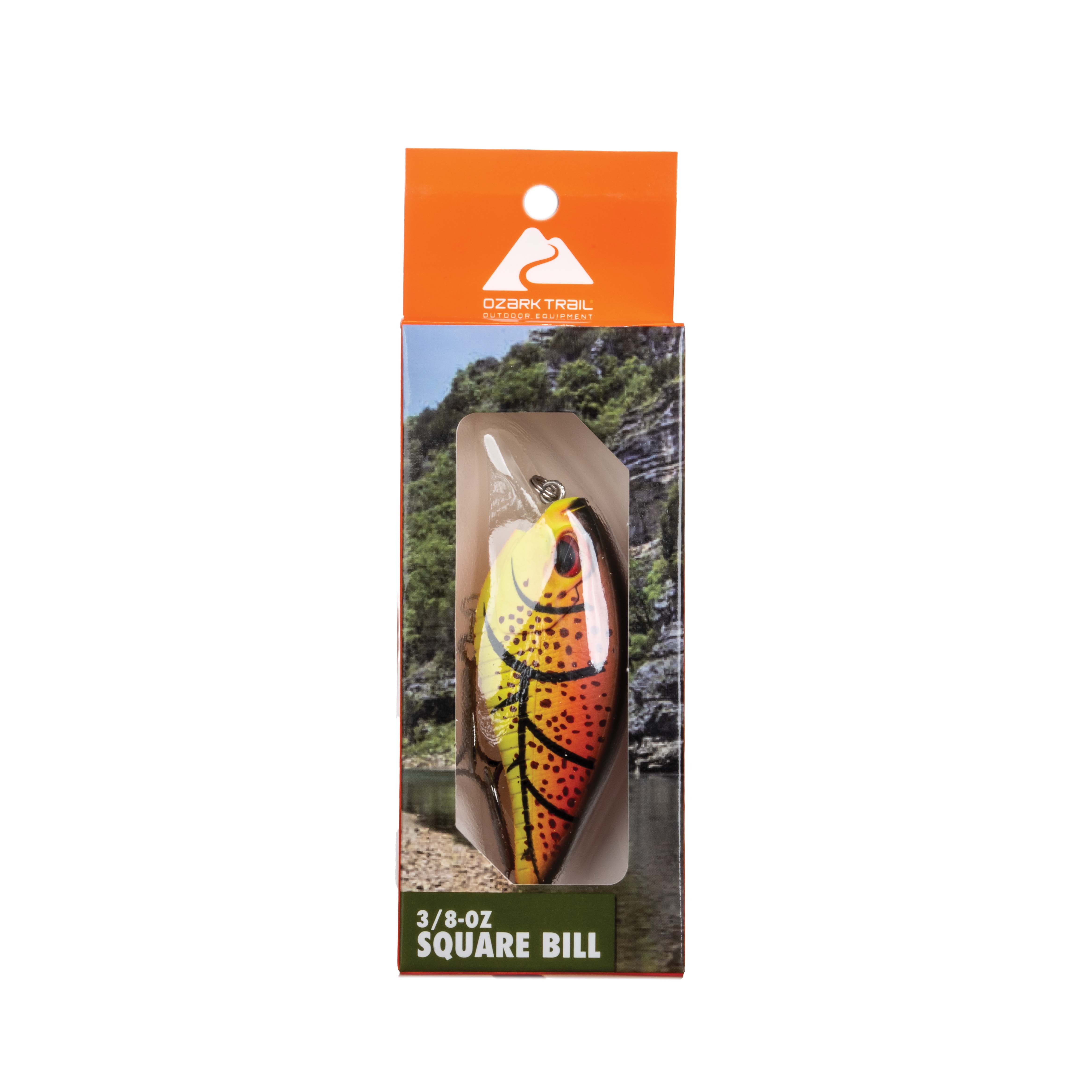 Ozark Trail 3/8oz Squarebill Lure- Brown Craw - Walmart.com