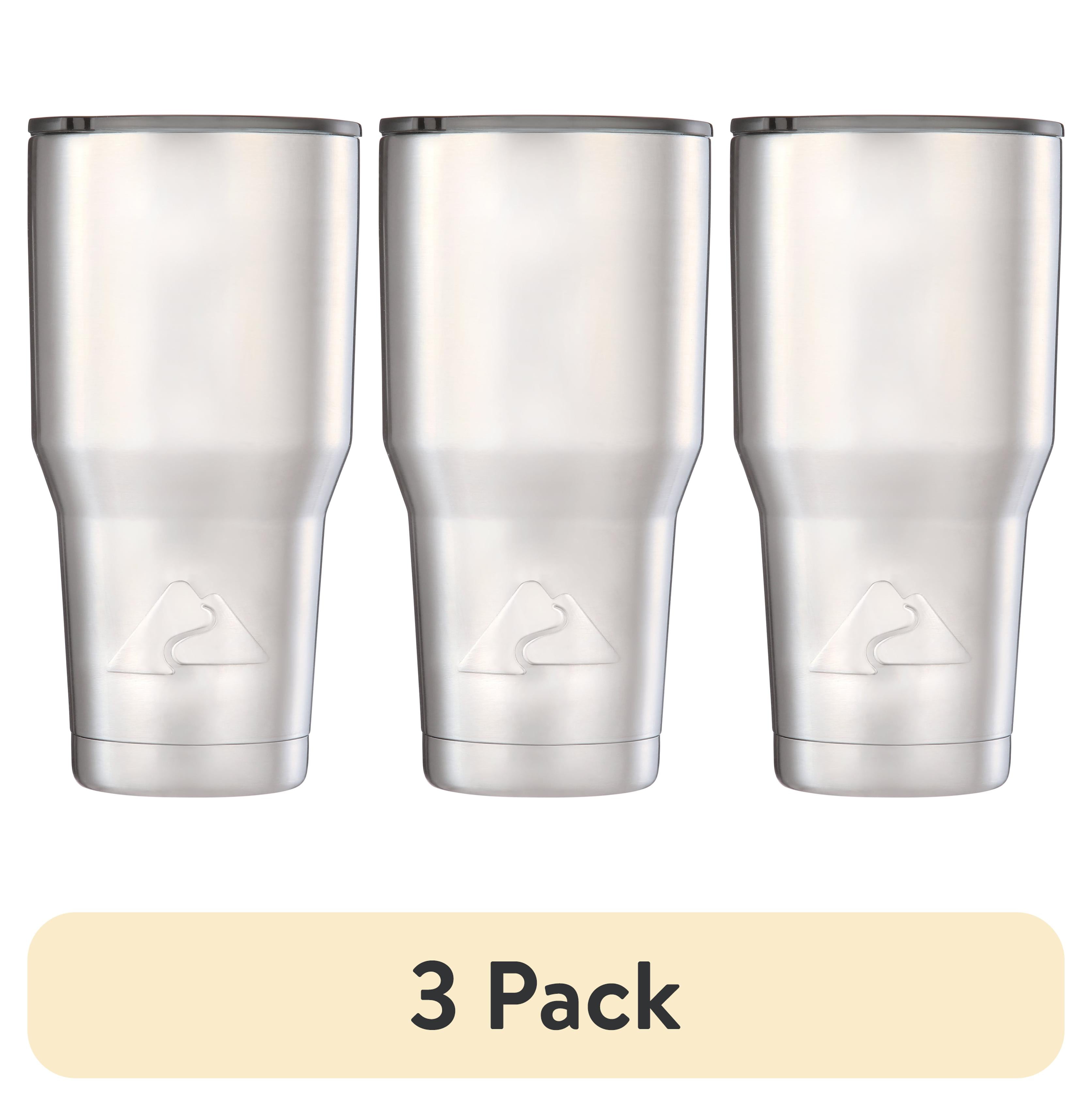 (3 pack) Ozark Trail 32 oz Vacuum Insulated Stainless Steel Tumbler ...