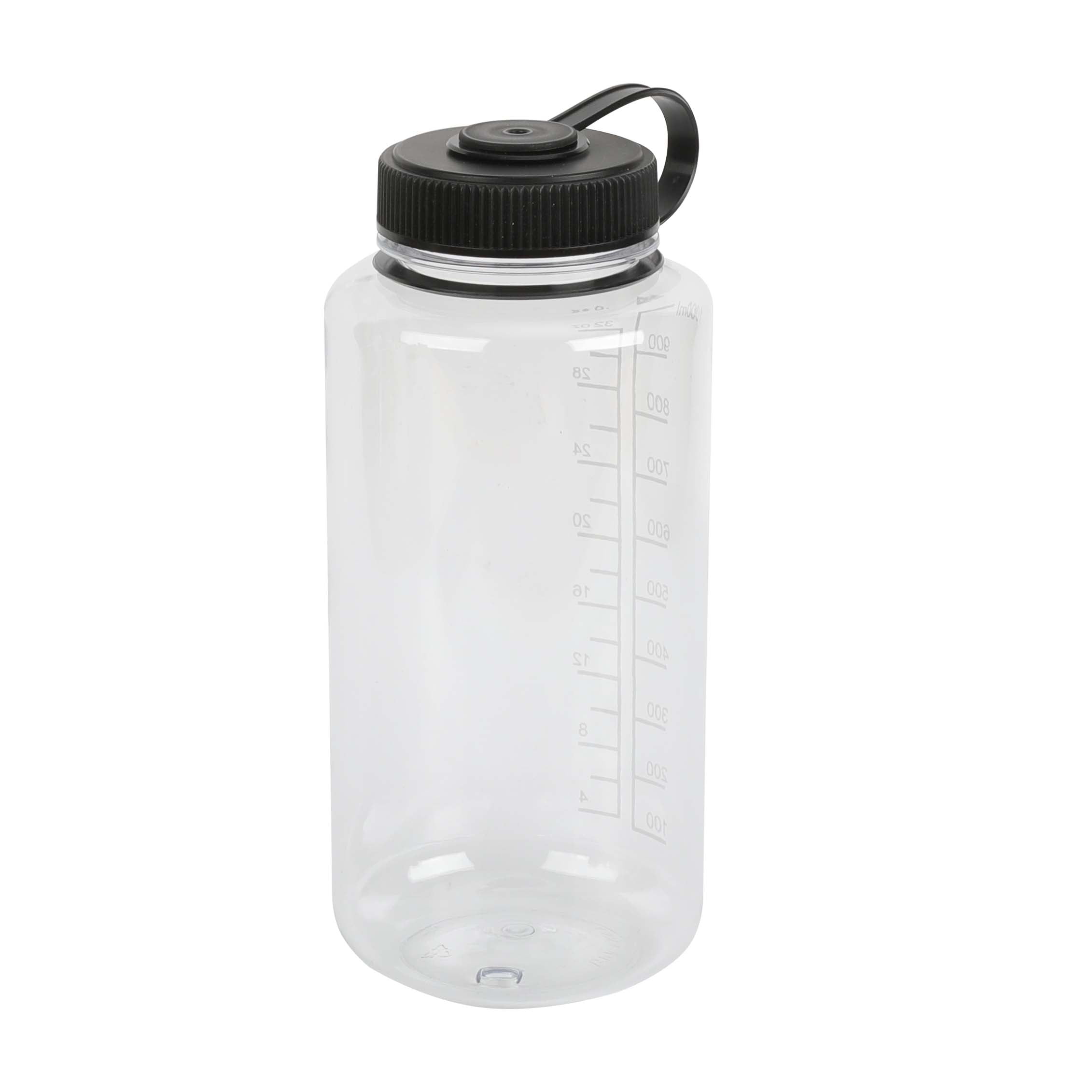 Ozark Trail 32 oz Tritan Plastic, Wide Mouth Water Bottle, Clear ...