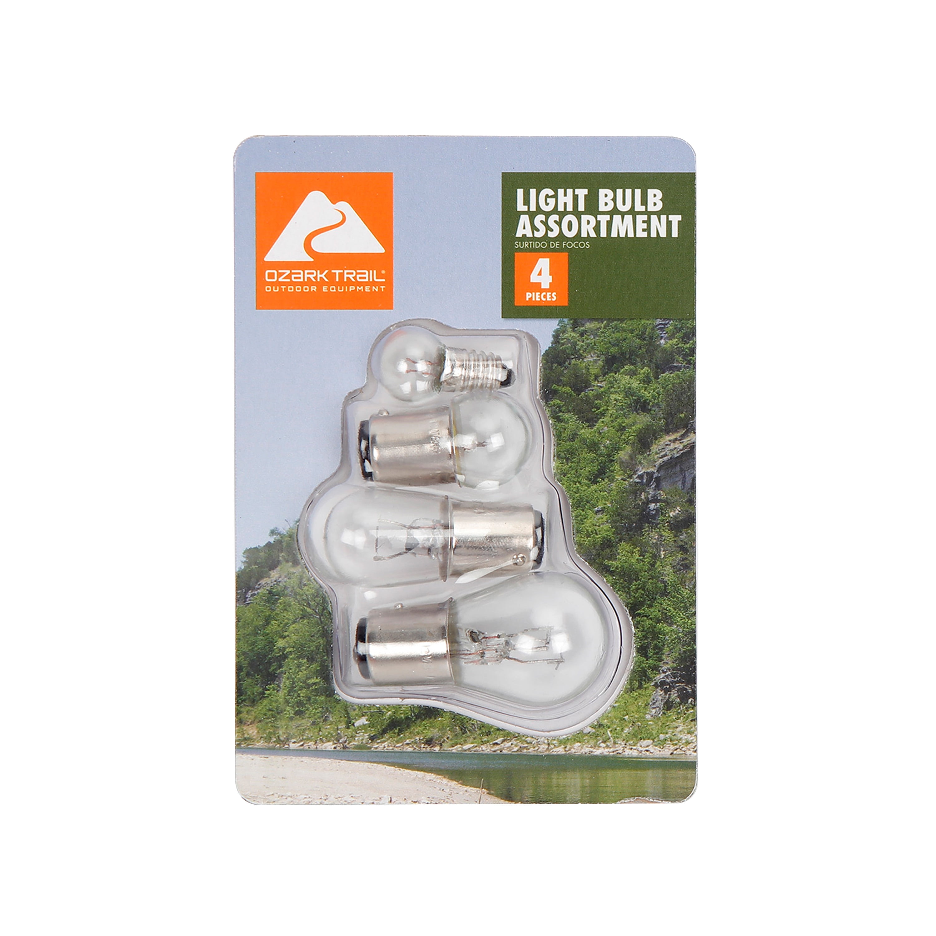 Ozark Trail 4-Piece Light Bulb Assortment, Compatible Headlights, Tail ...