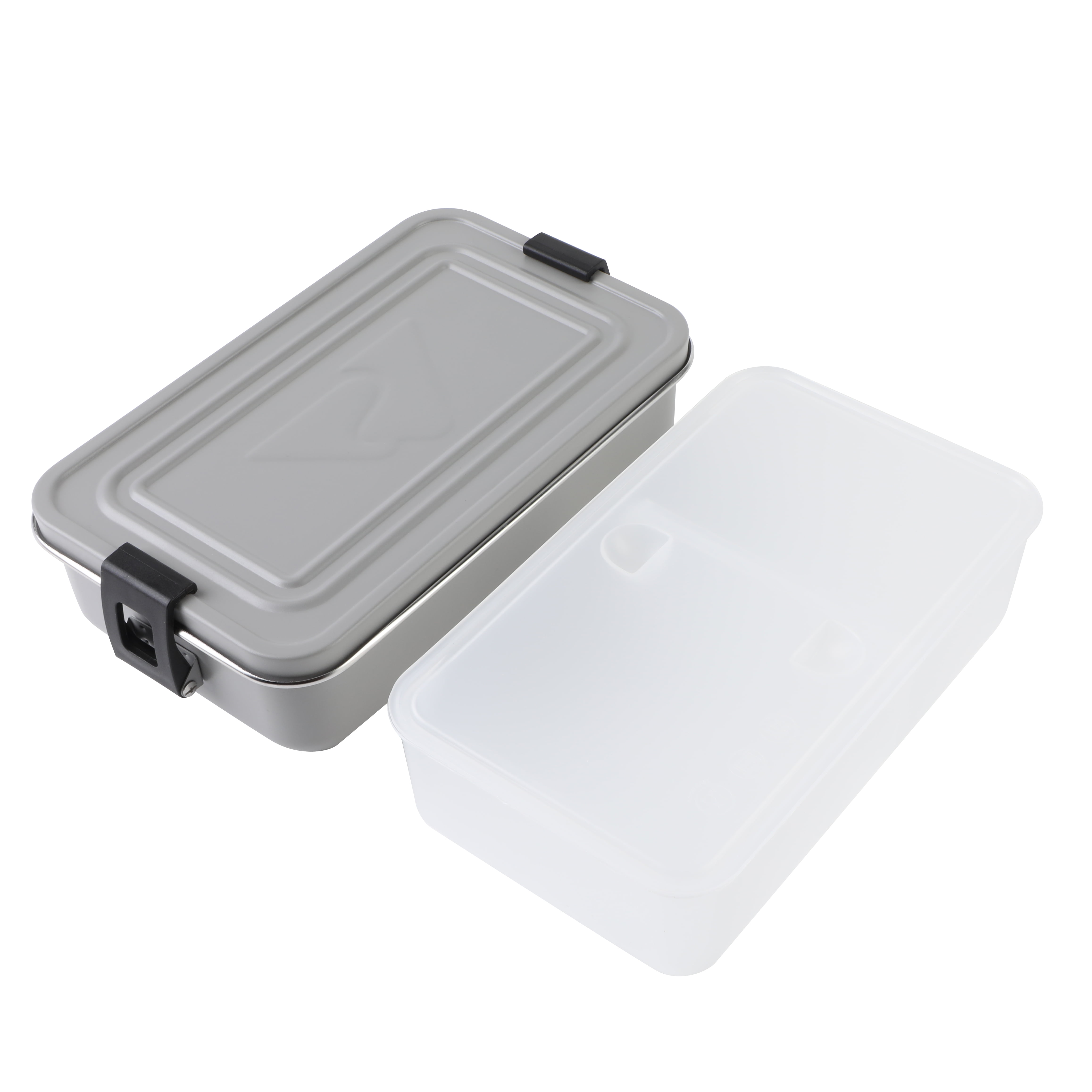 Ozark Trail 40 oz Stainless Steel Insulated Lunch Box with Secure Lid ...