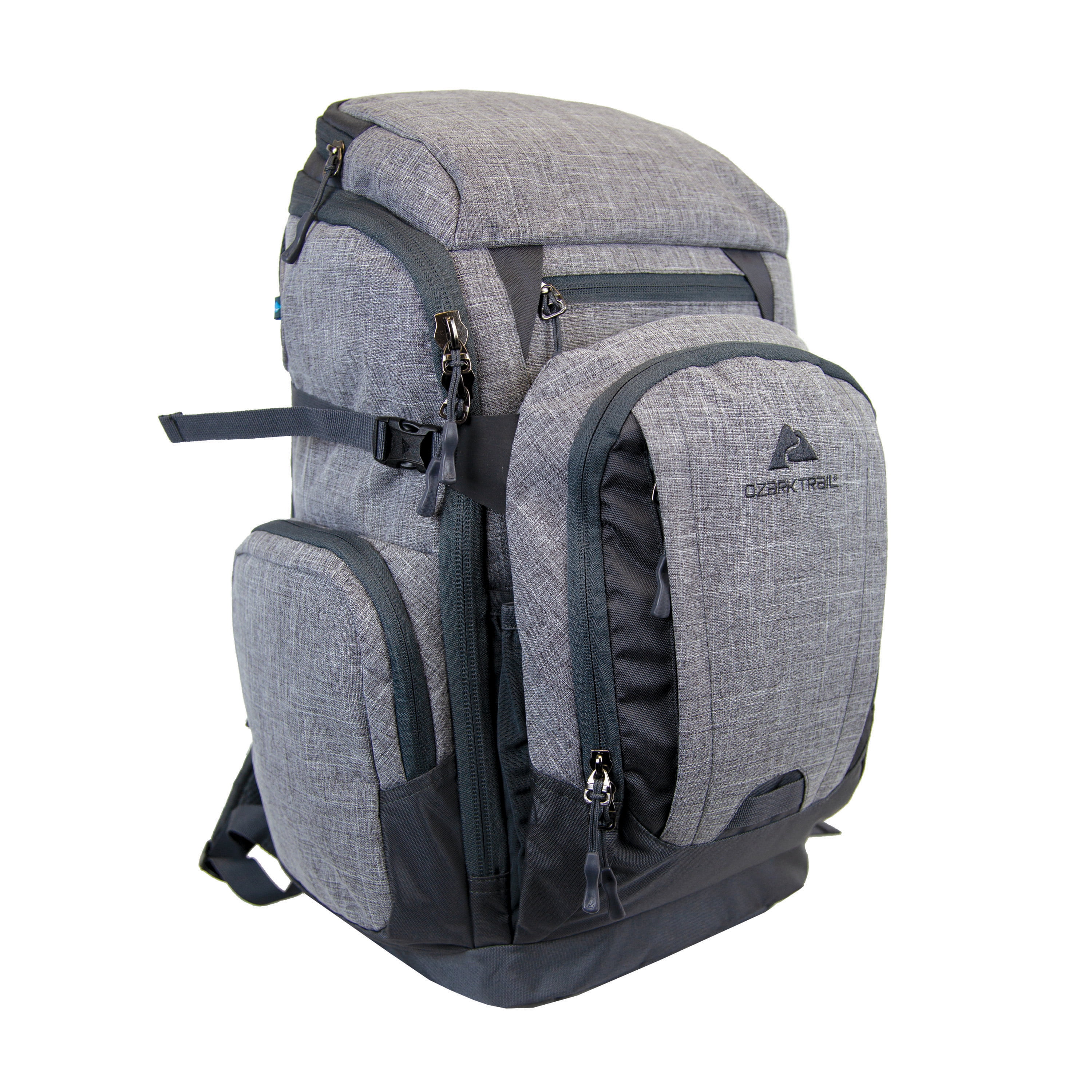Ozark Trail 40L High Capacity Backpack - Gray Heather - Walmart.com