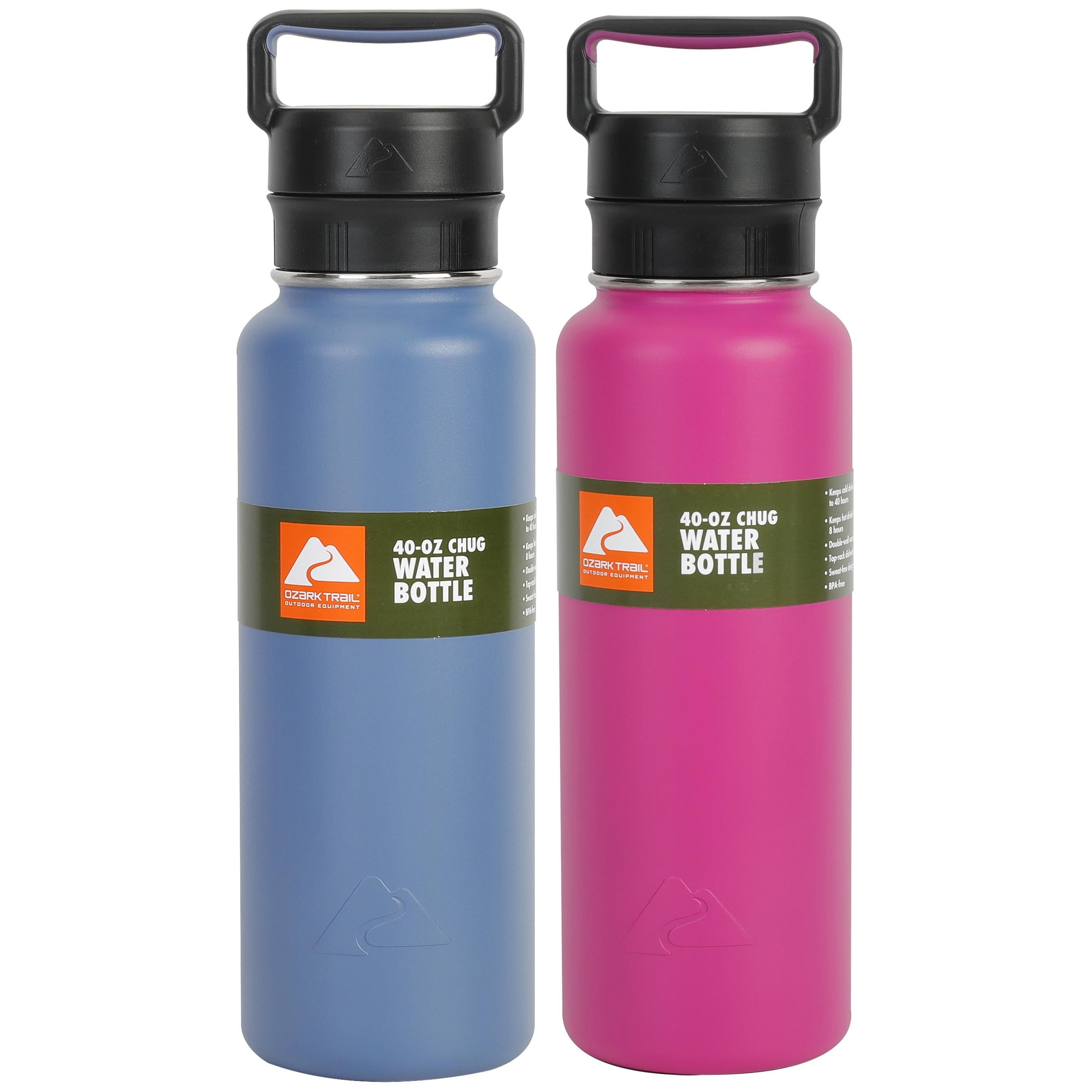 Ozark Trail 40oz Chug Water Bottle - Insulated Stainless Steel ...