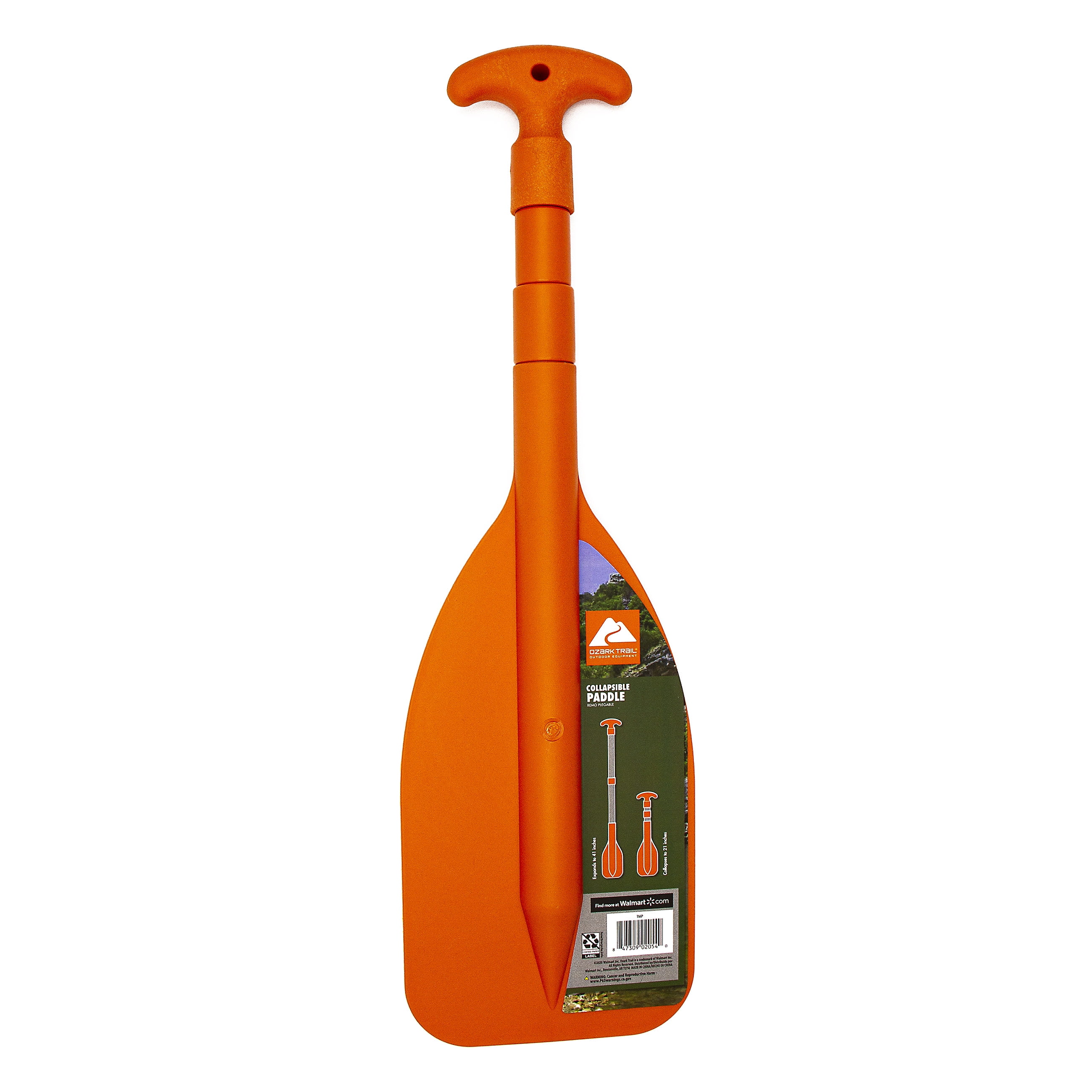 Ozark Trail 41" Plastic Collapsible Paddle with Aluminum Shaft ...