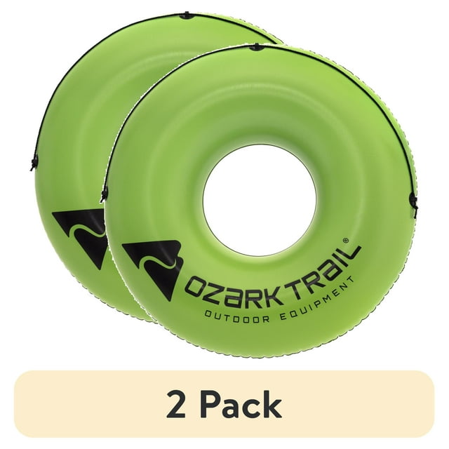 (2 pack) Ozark Trail 45" Green River Tube Float, 45" Deflated, Adult ...