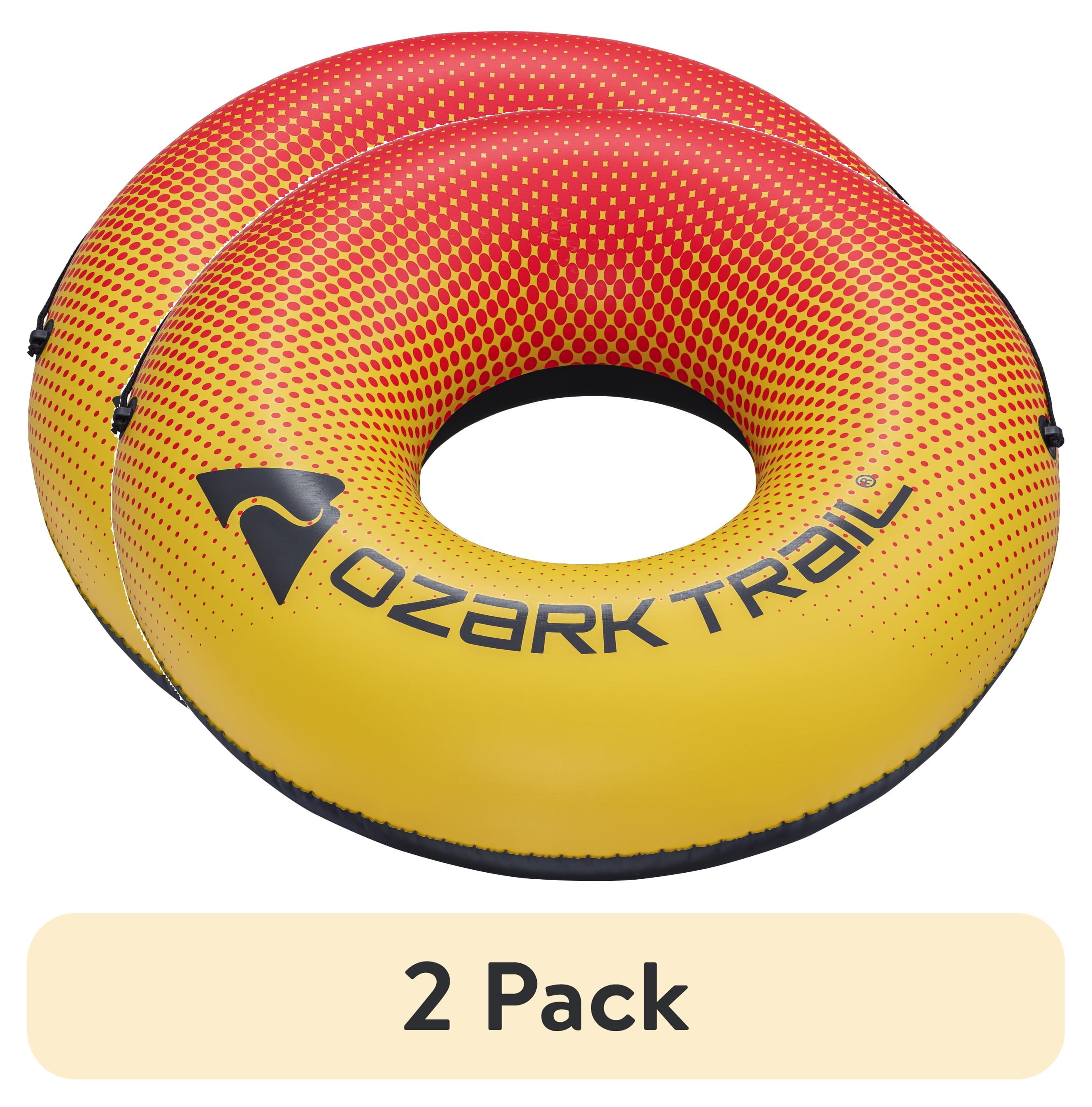 (2 pack) Ozark Trail GHT Red River Tube Float, 45" Deflated, Adult ...