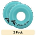(2 pack) Ozark Trail Teal River Tube Float, 45" Deflated, Adult Unisex ...