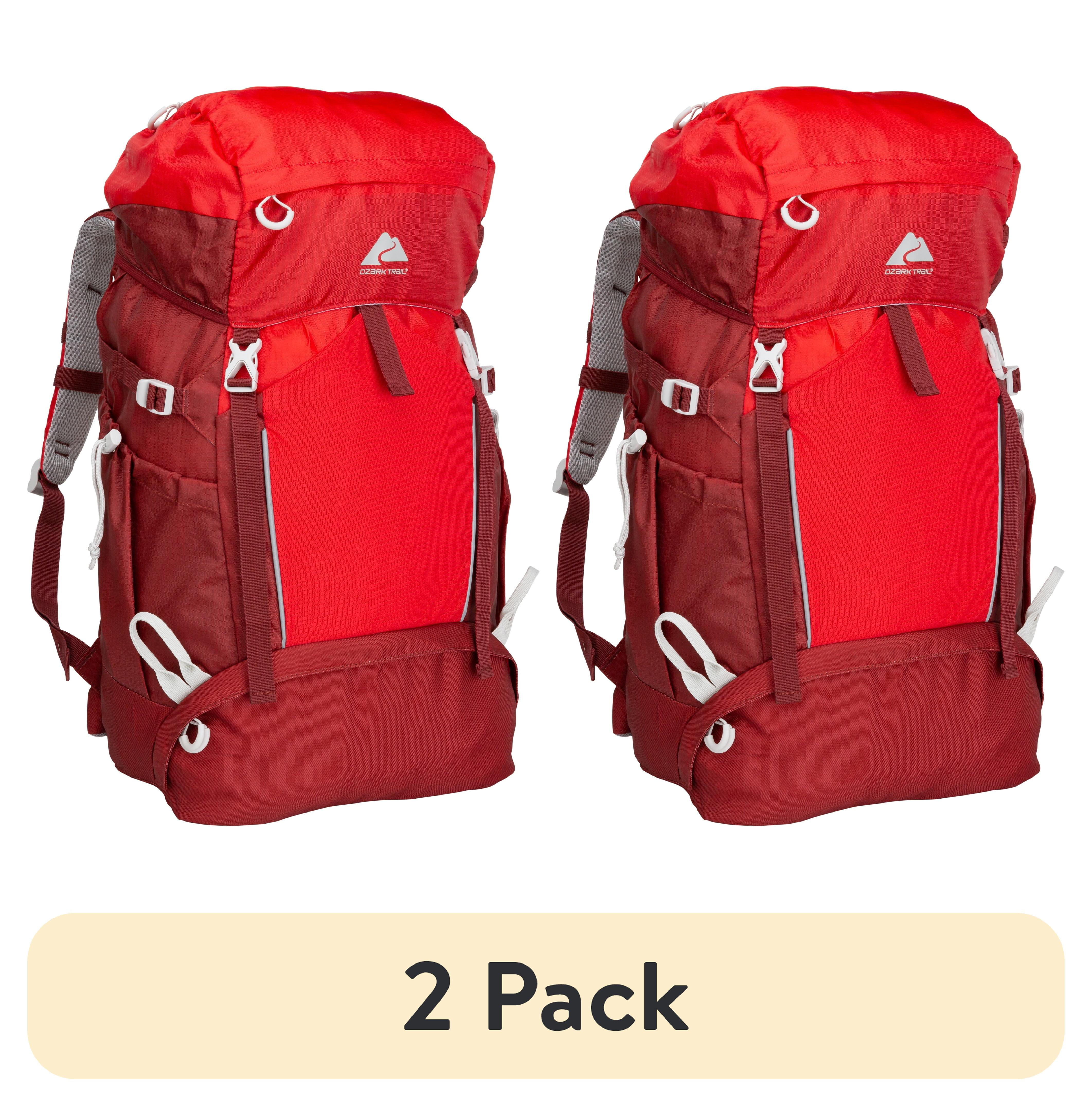 (2 pack) Ozark Trail 47 L Hydration Compatible, Hiking, Camping, Travel ...