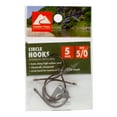 Ozark Trail 5/0 High Carbon Steel Circle Hooks for Catfish and Trout, 5 ...