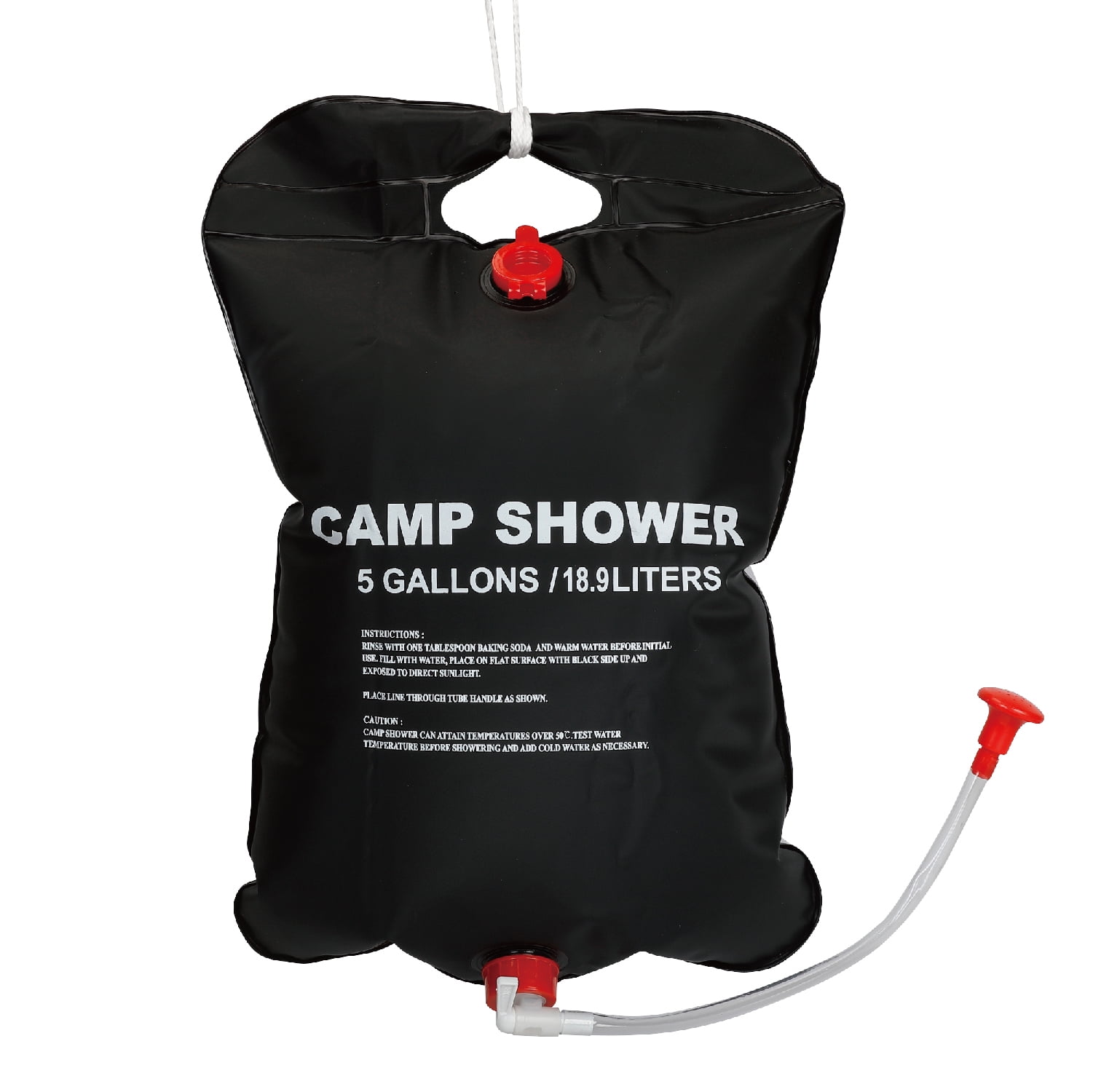 Ozark Trail Camping Shower 5 Gallon Portable Black Outdoor Camping Gear ...